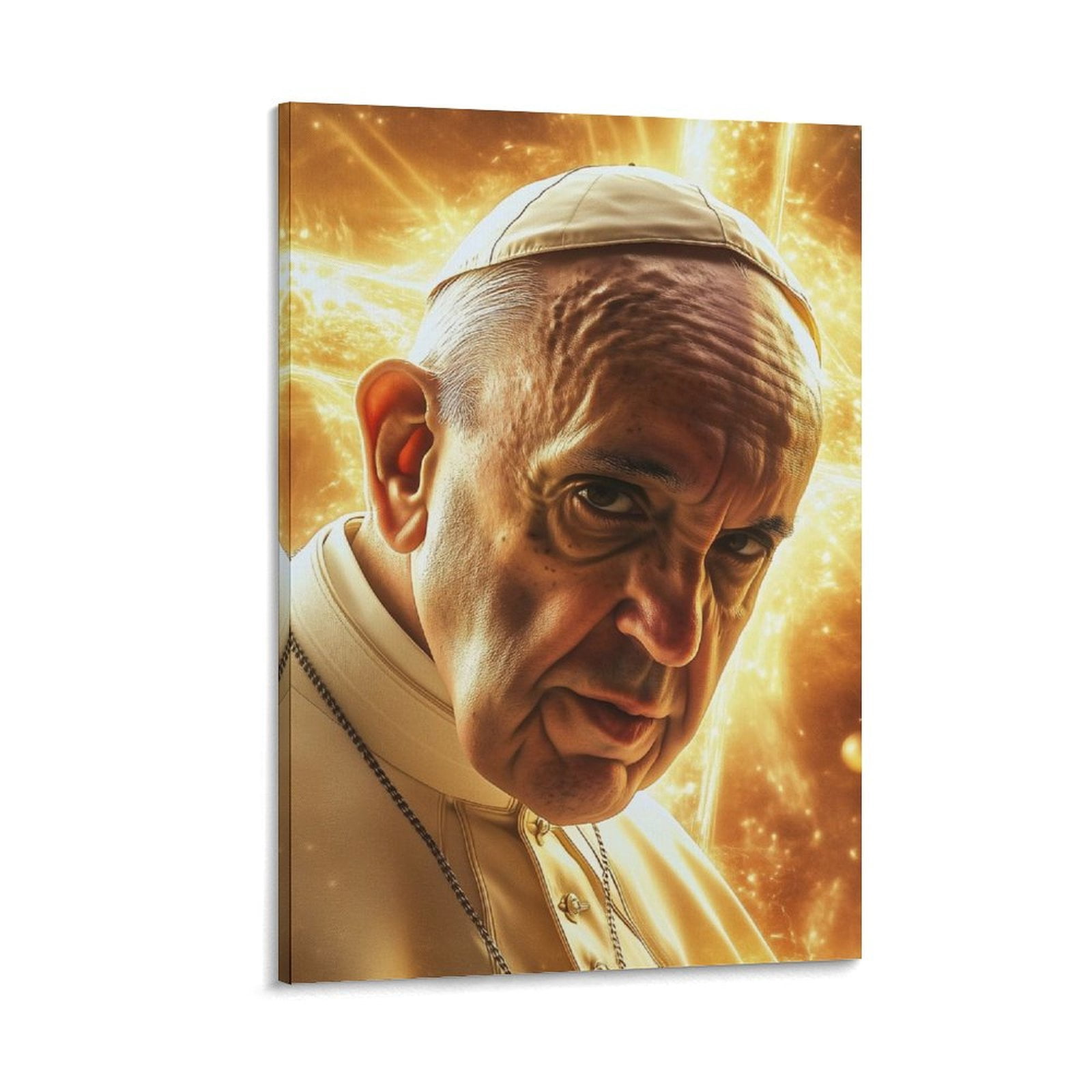Pope Francis Canvas Painting, Wall Hanging Art, HD Print Wall Artwork ...