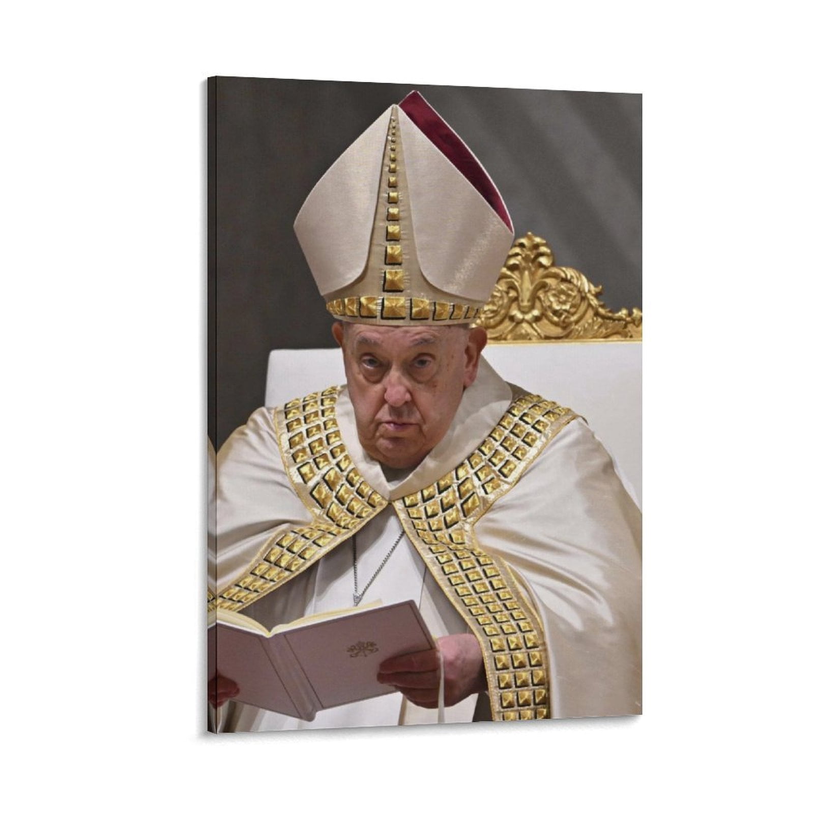 Pope Francis Canvas Painting, Wall Hanging Art, HD Print Wall Artwork ...