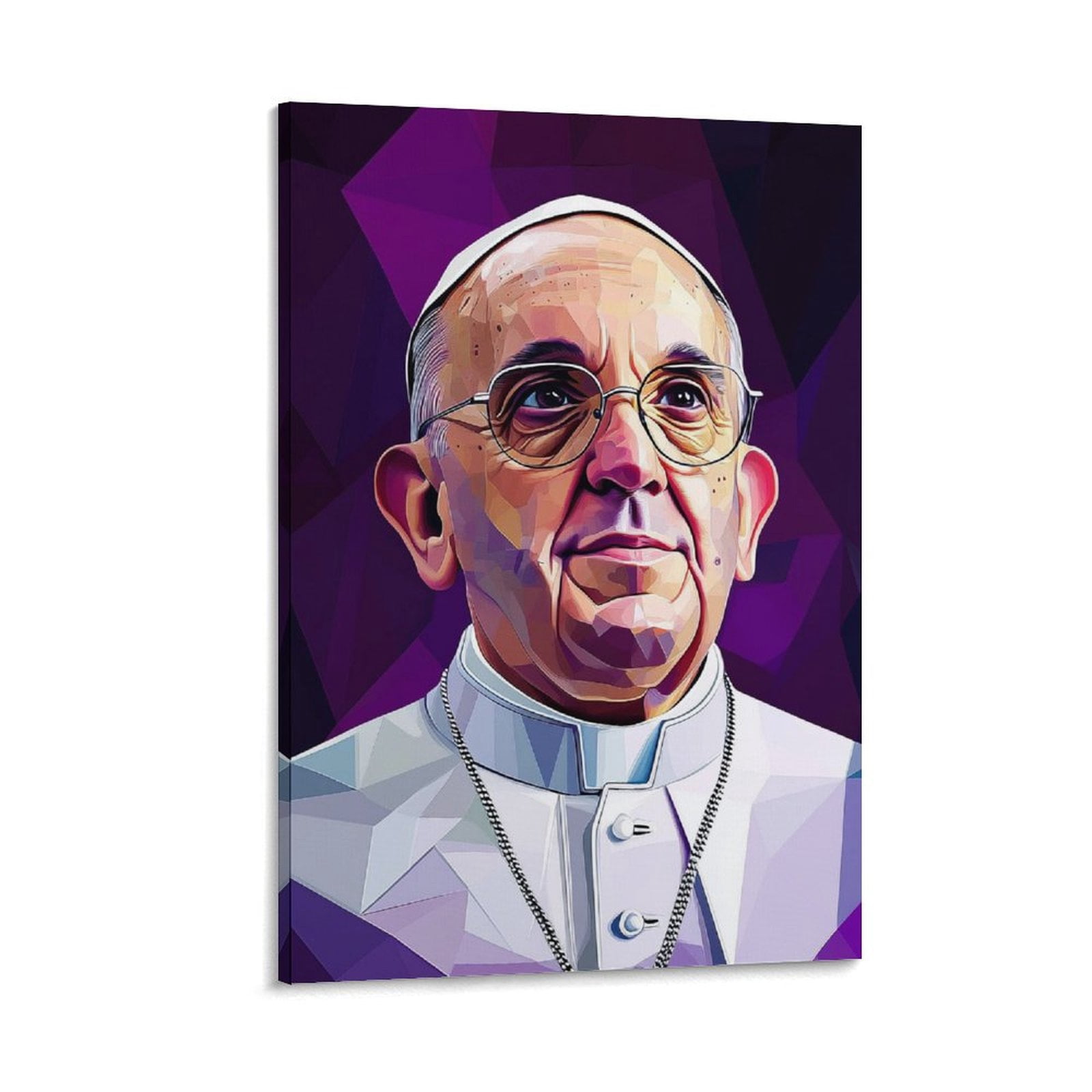 Pope Francis Canvas Painting, Wall Hanging Art, HD Print Wall Artwork ...