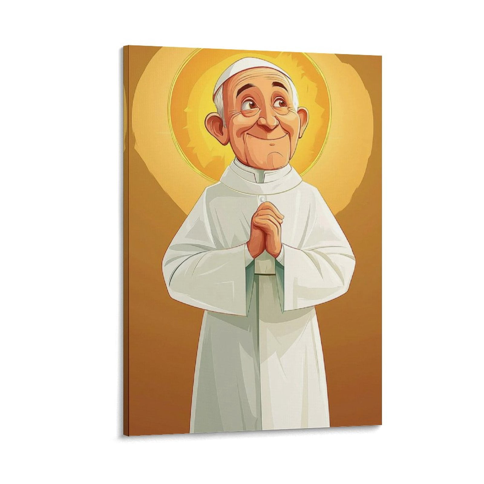 Pope Francis Canvas Painting, Wall Hanging Art, HD Print Wall Artwork ...