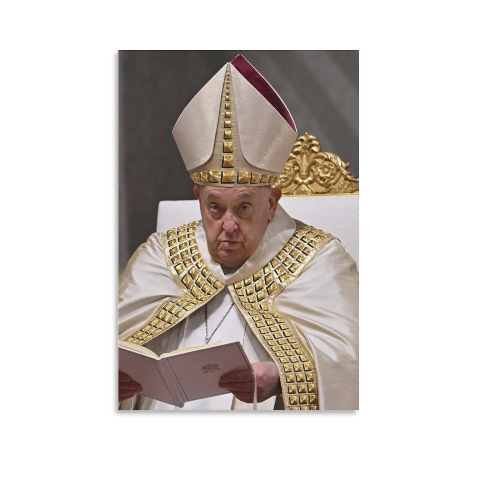 Pope Francis Canvas Painting, Wall Hanging Art, HD Print Wall Artwork ...