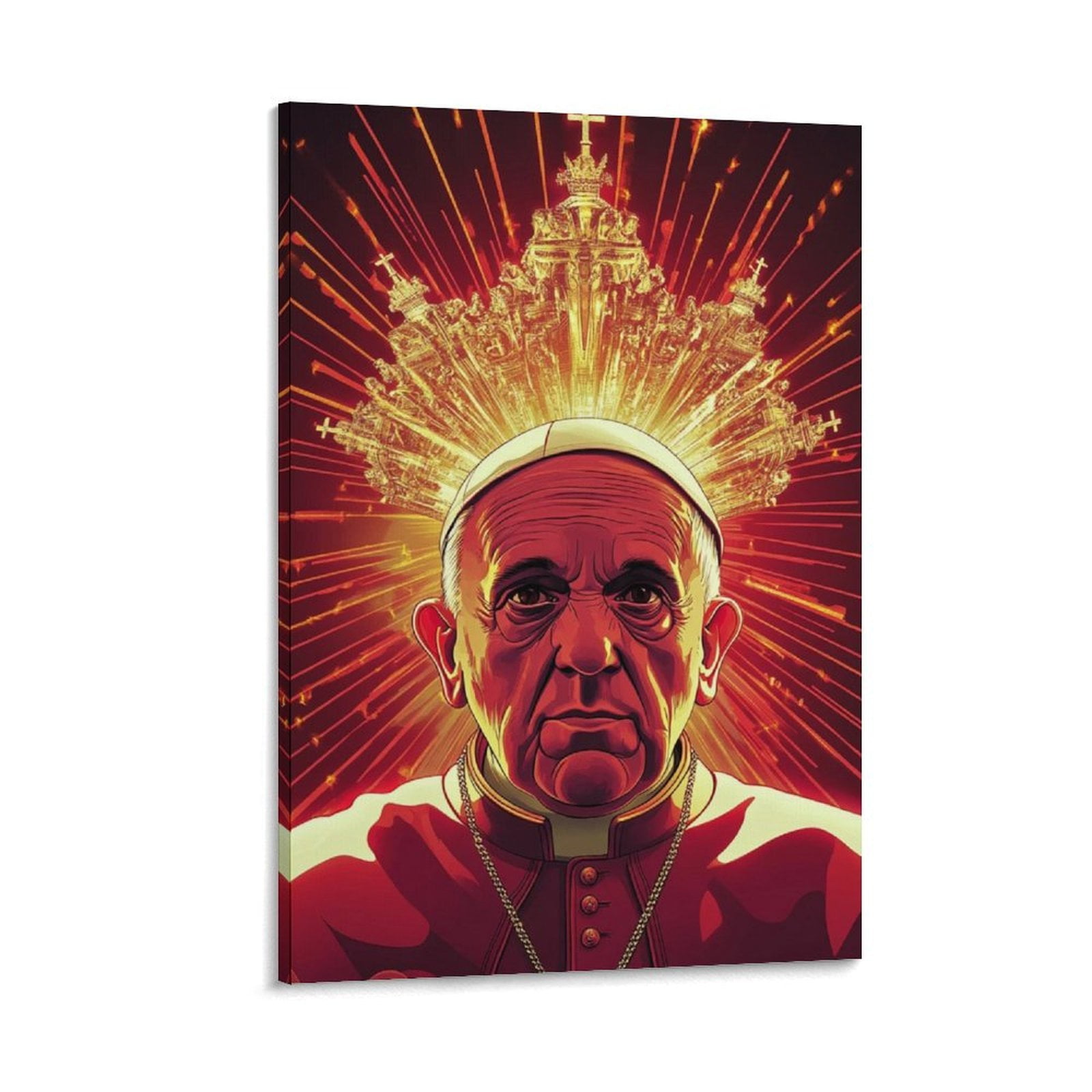 Pope Francis Canvas Painting, Wall Hanging Art, HD Print Wall Artwork ...
