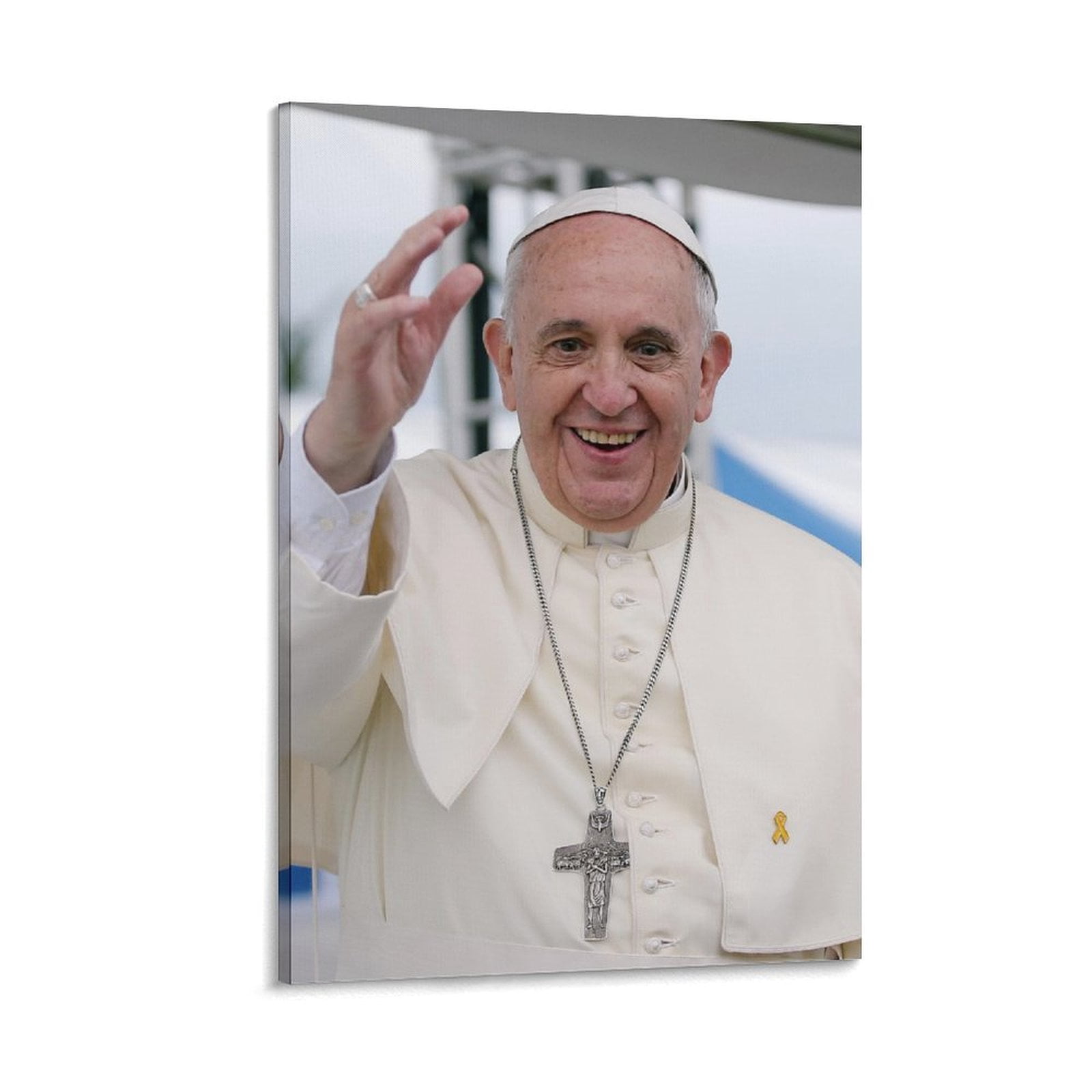 Pope Francis Canvas Painting, Wall Hanging Art, HD Print Wall Artwork ...