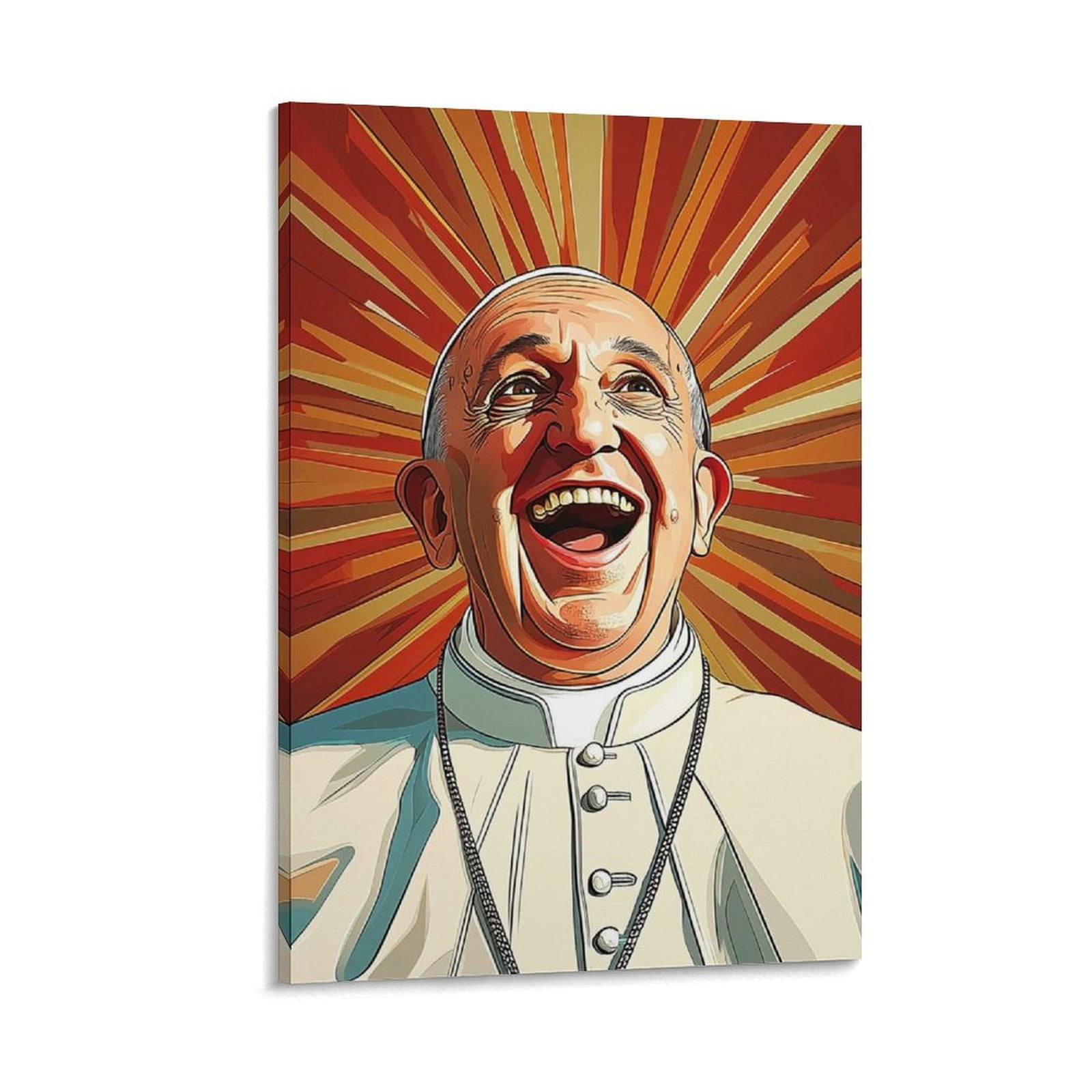 Pope Francis Canvas Painting, Wall Hanging Art, HD Print Wall Artwork ...