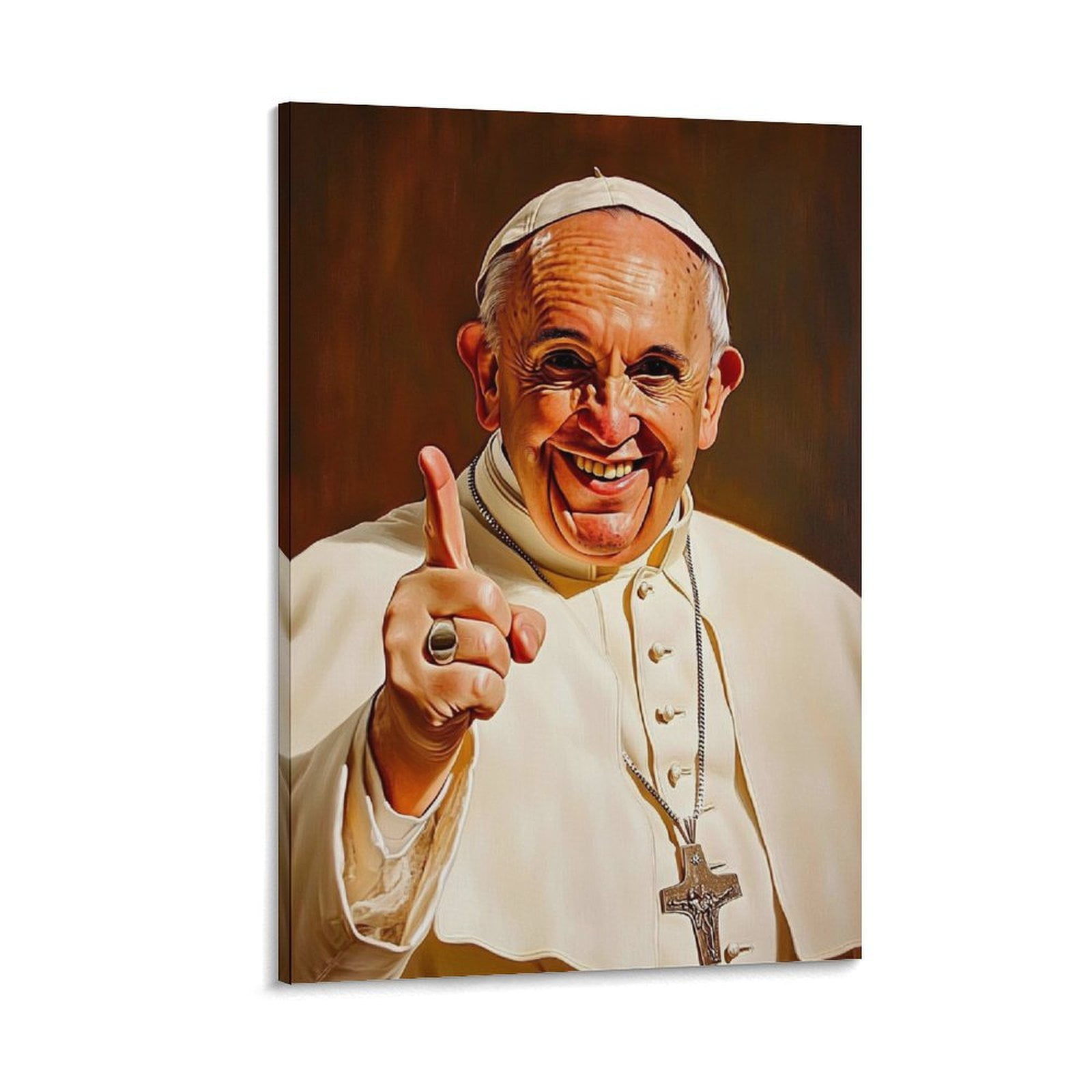 Pope Francis Canvas Painting, Wall Hanging Art, HD Print Wall Artwork ...