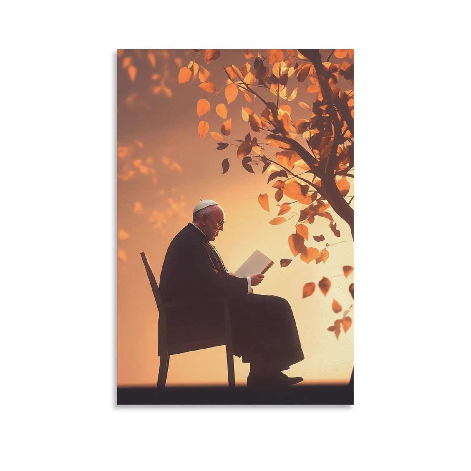 Pope Francis Canvas Painting, Wall Hanging Art, HD Print Wall Artwork ...
