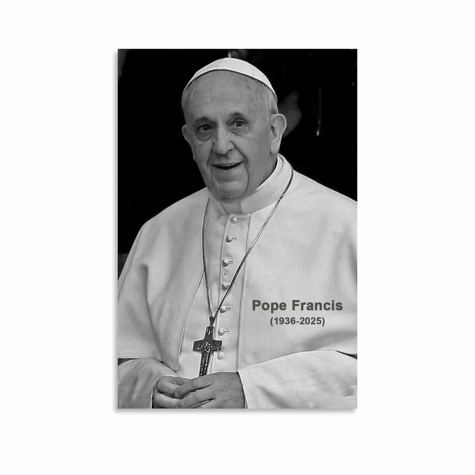 Pope Francis Commemorative Portrait Poster (17) Canvas Painting for ...
