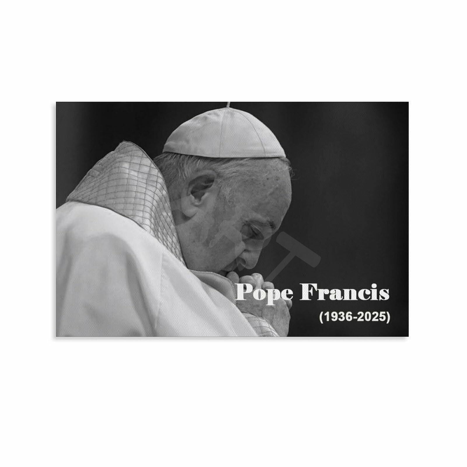 Pope Francis Commemorative Portrait Poster (19) Canvas Painting for ...