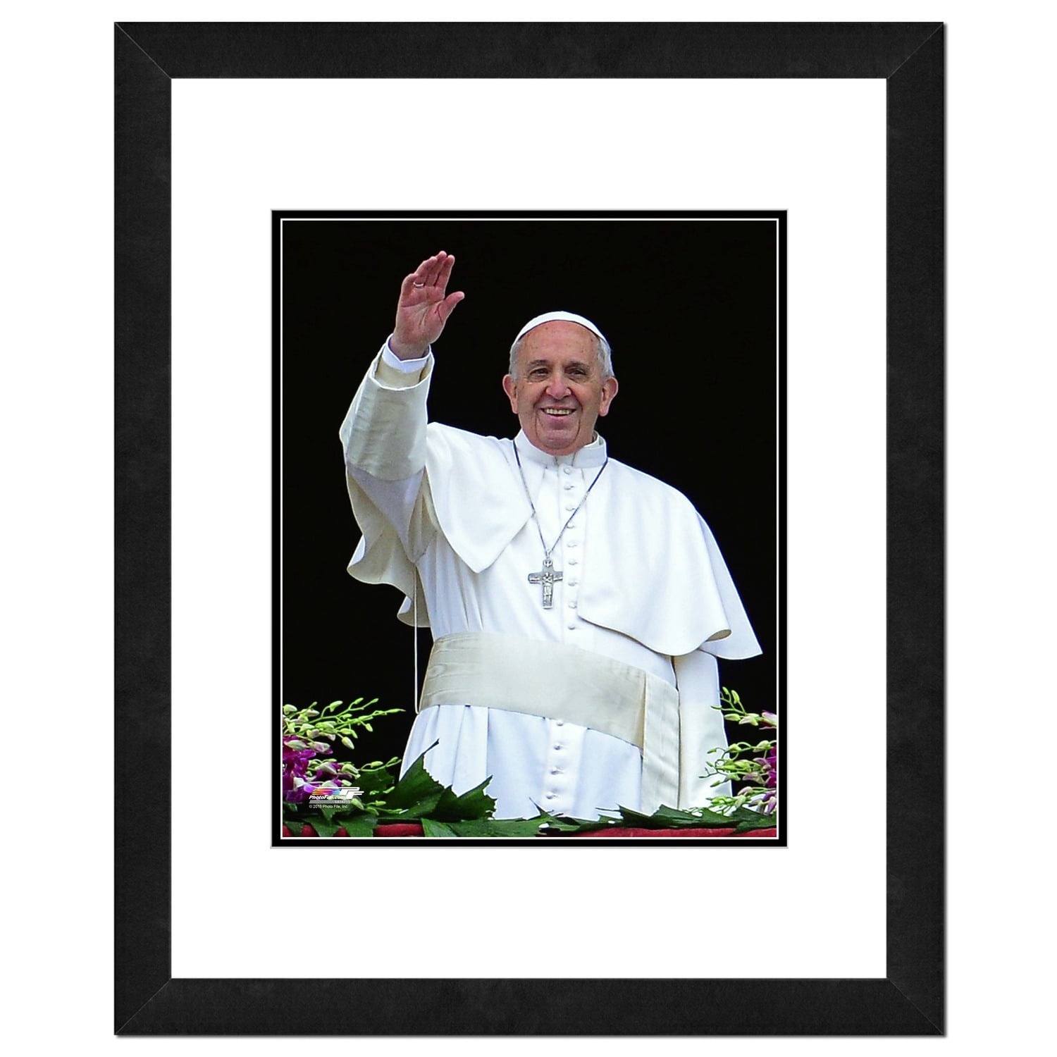 Pope Francis Framed Photo by Photo File - Walmart.com