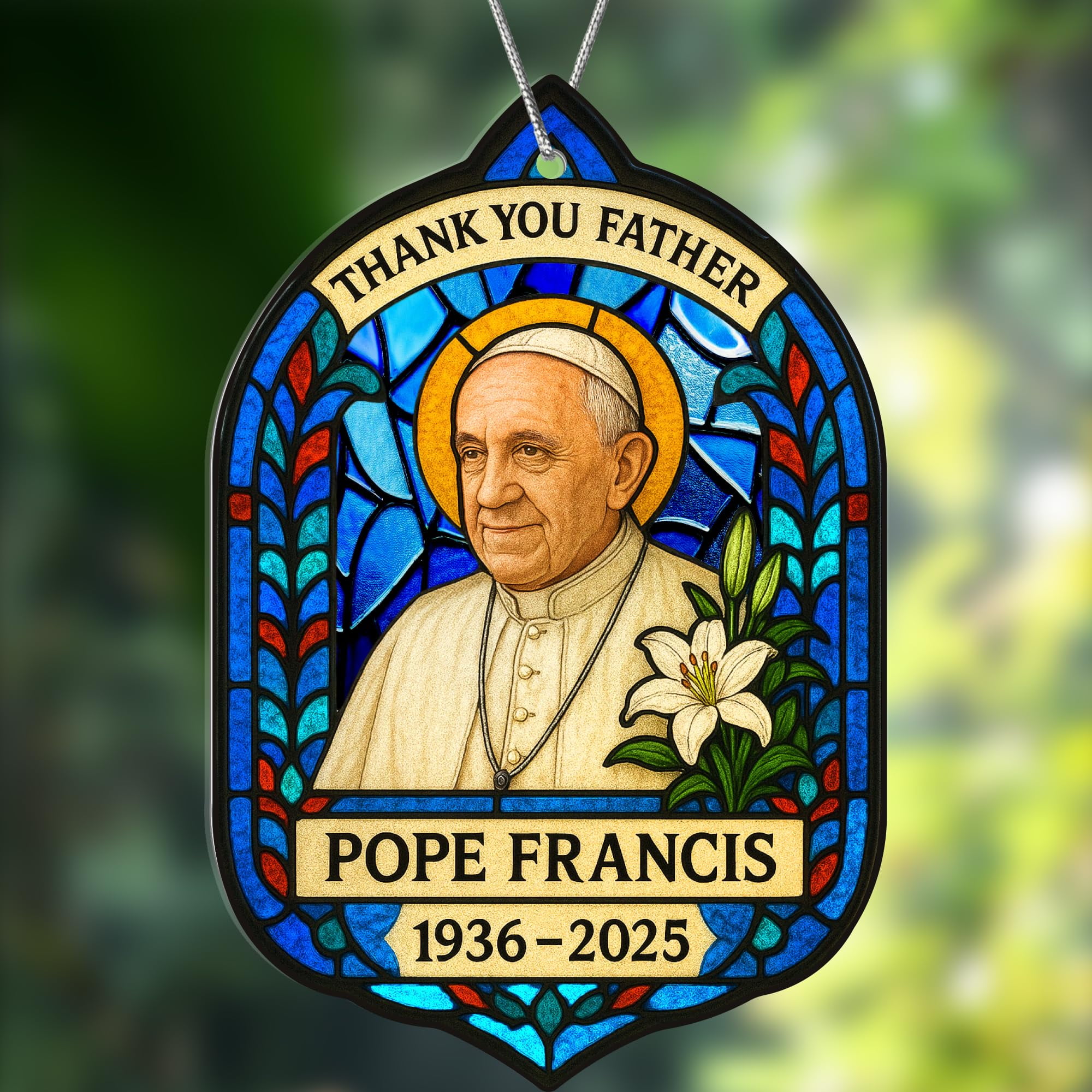 Pope Francis Memorial Ornament, Memoriam Catholic Gifts, Keepsake ...