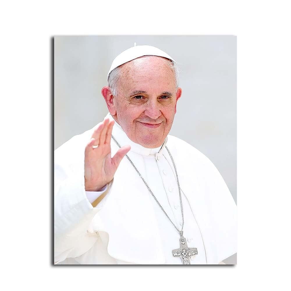 Pope Francis Poster Canvas Wall Art Collection Memorial Posters Print ...