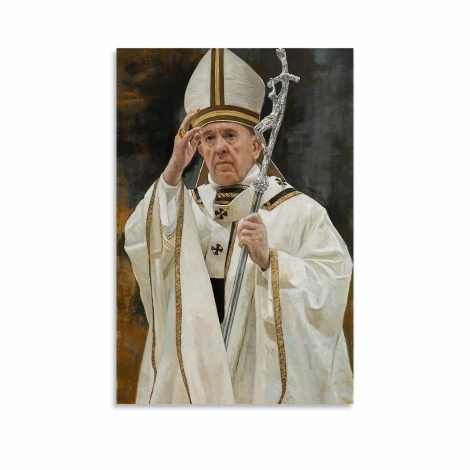 Pope Francis Poster Portrait Quote (4) Canvas for Bedroom Living Room ...