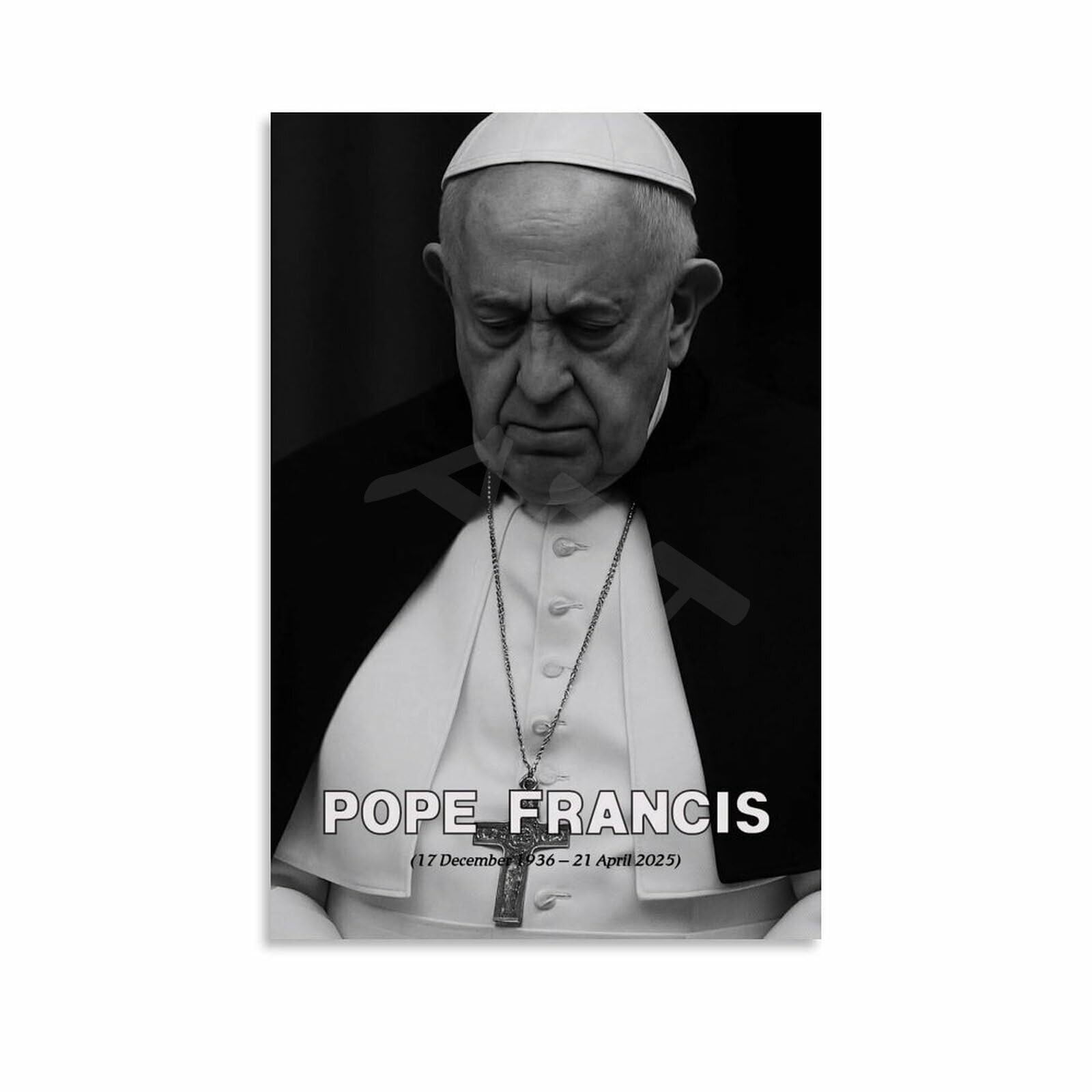 Pope Francis Poster Portrait Quote (7) Canvas for Bedroom Living Room ...
