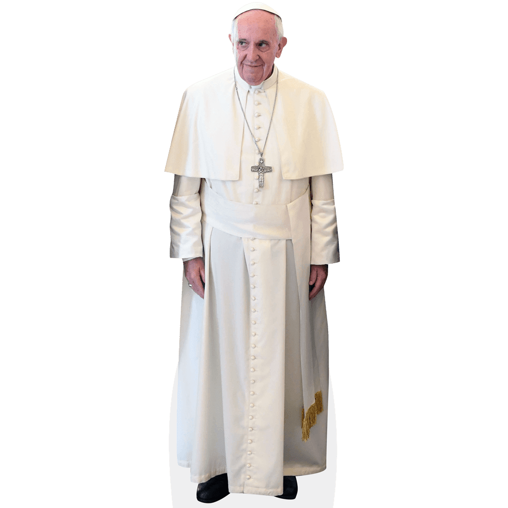 Pope Francis (Robe) Mini Size Cutout. Standee. - Walmart.com
