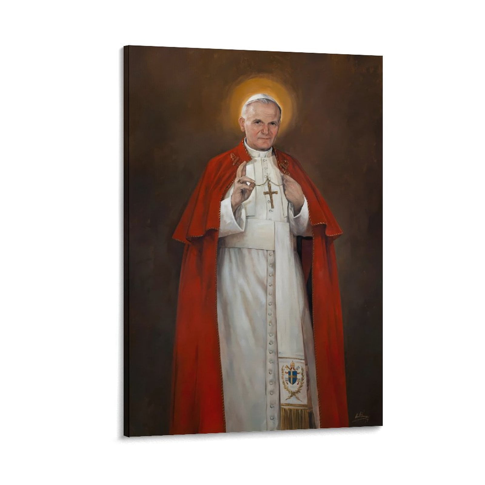 Pope John Paul II Portray Poster Picture Print Wall Art Poster Painting ...