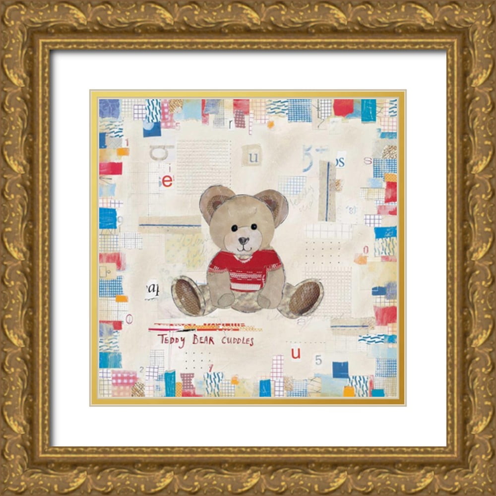 Pope, Kate and Elizabeth 15x15 Gold Ornate Wood Framed with Double ...