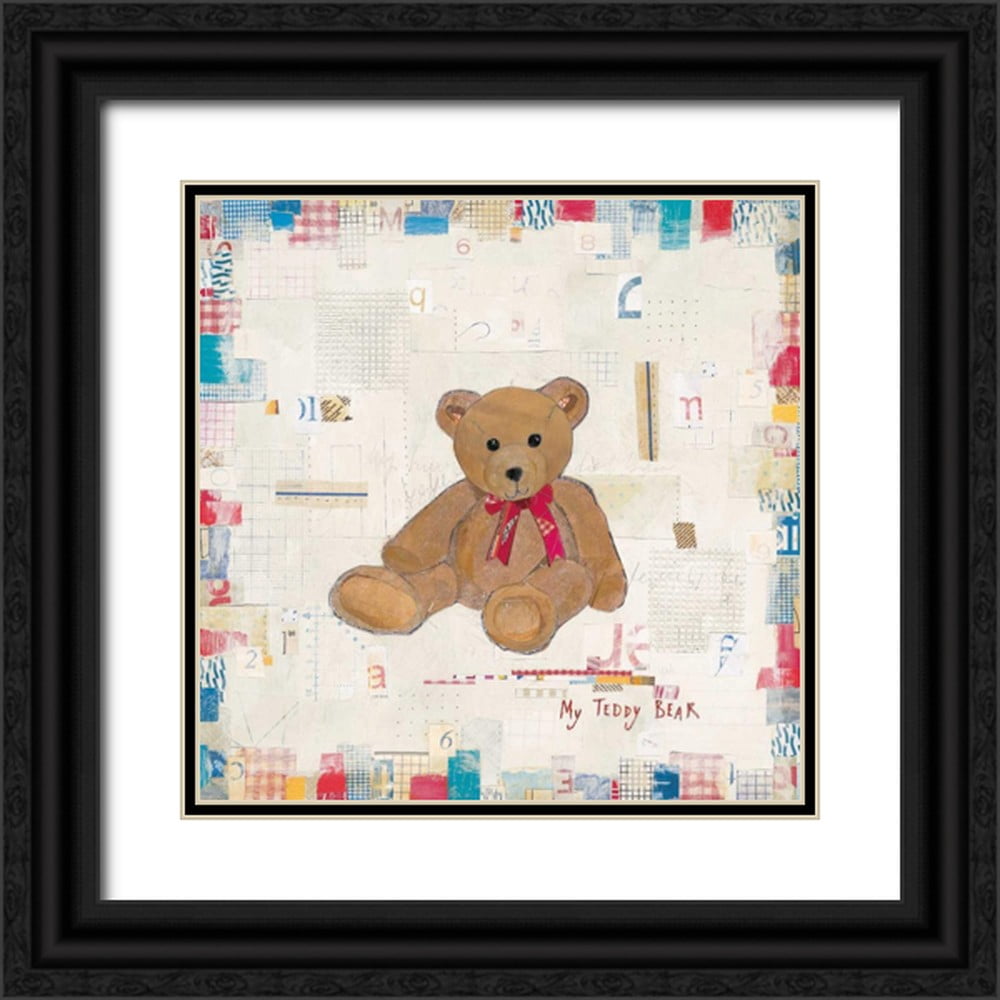 Pope, Kate and Elizabeth 20x20 Black Ornate Wood Framed with Double ...