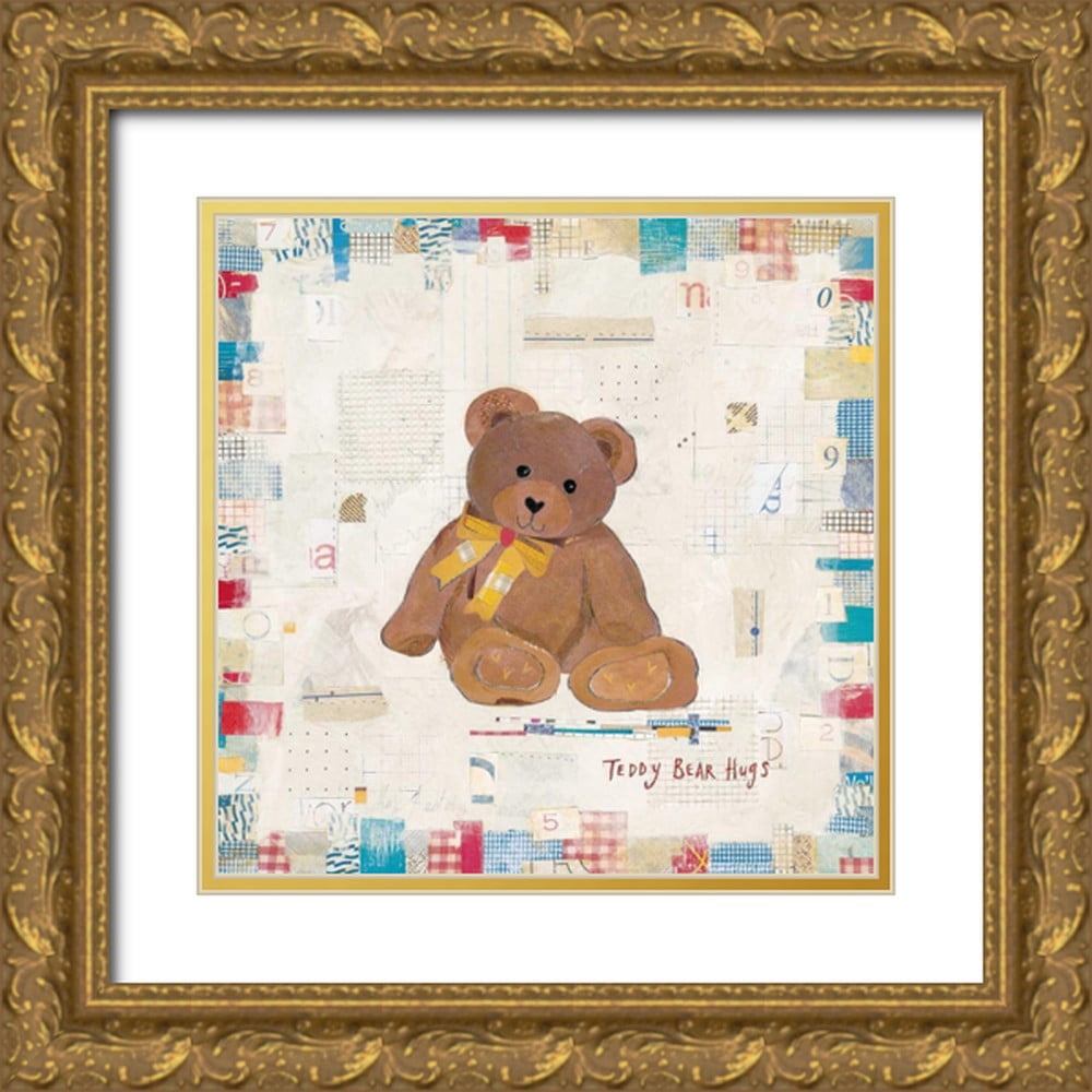 Pope, Kate and Elizabeth 20x20 Gold Ornate Wood Framed with Double ...