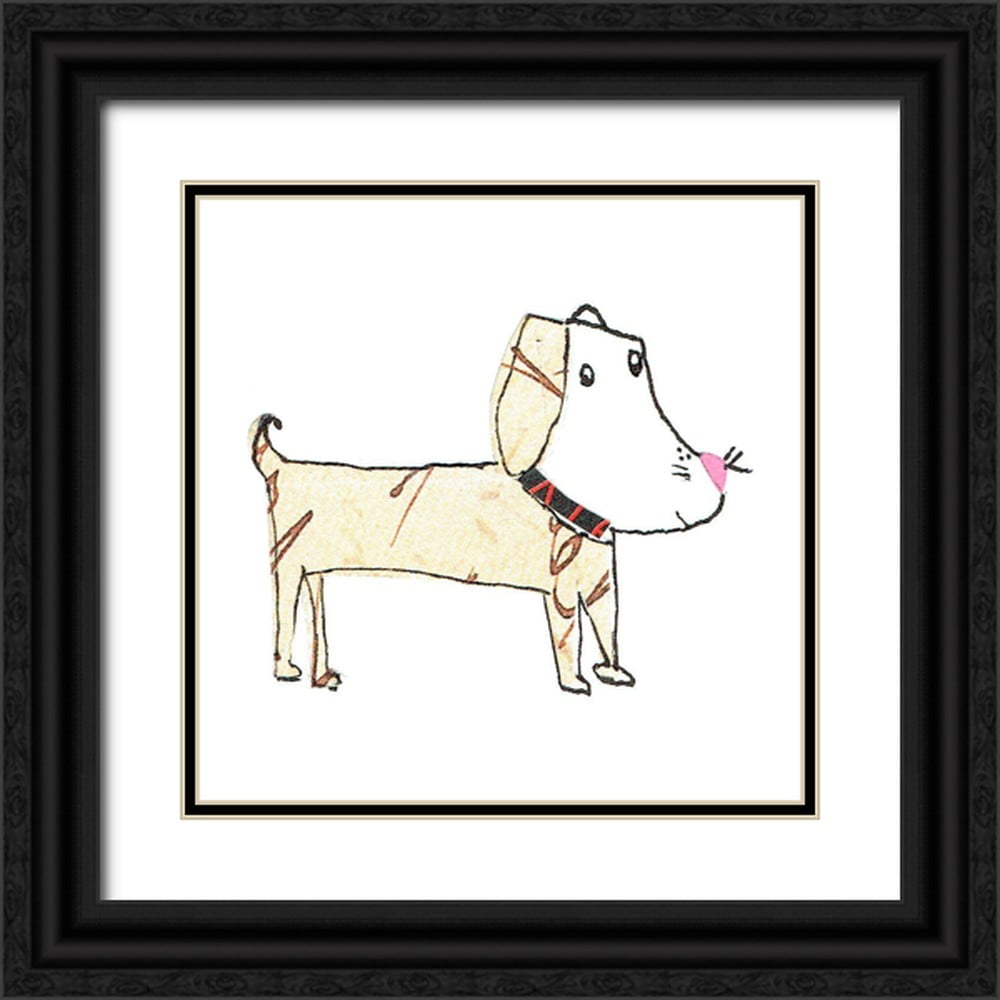 Pope, Katherine and Elizabeth 15x15 Black Ornate Wood Framed with Double Matting Museum Art ...