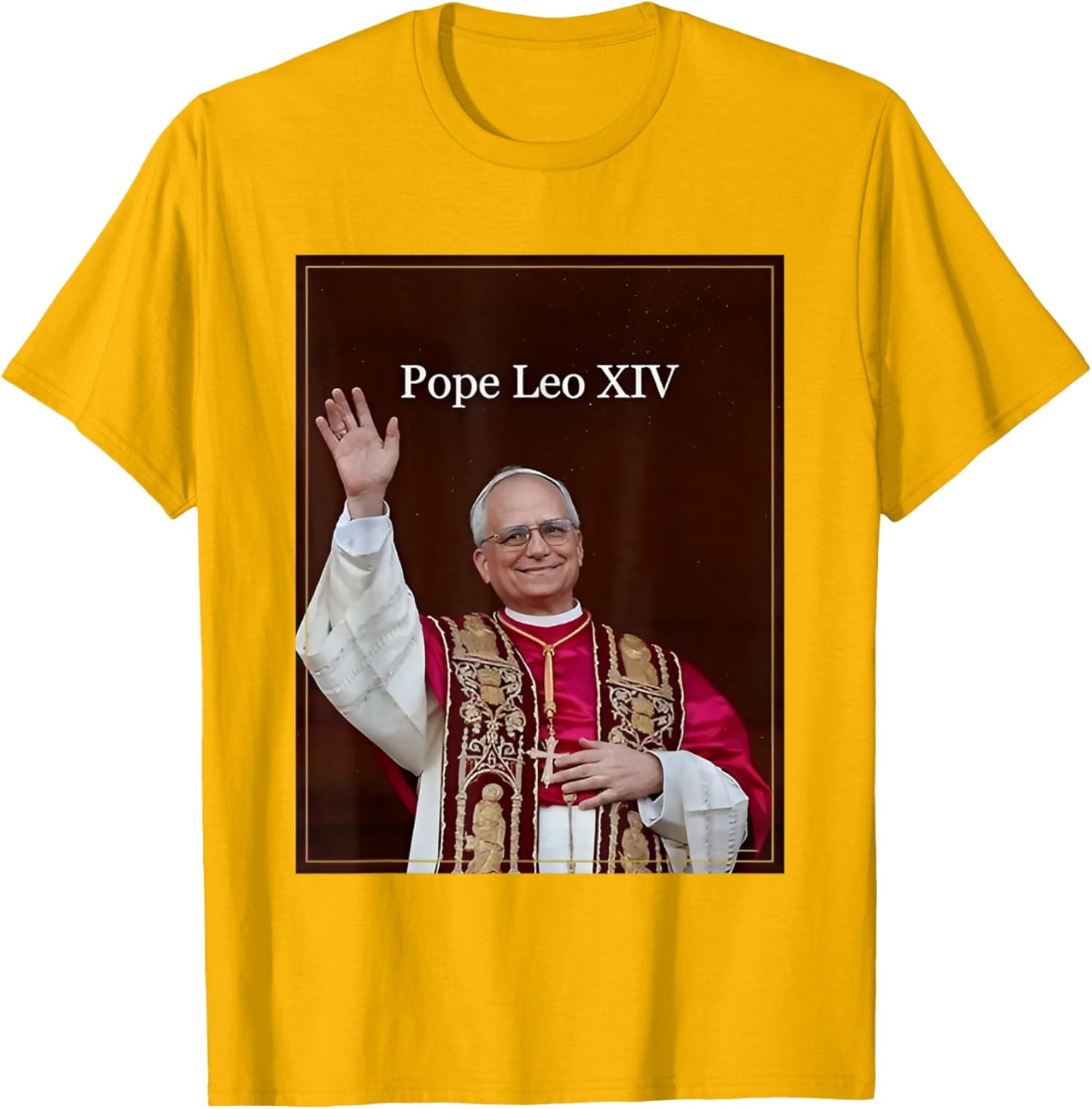 Pope Leo XIV American Pope 2025 – Patriotic Church Design Featuring New Pontiff Unisex T-Shirt ...
