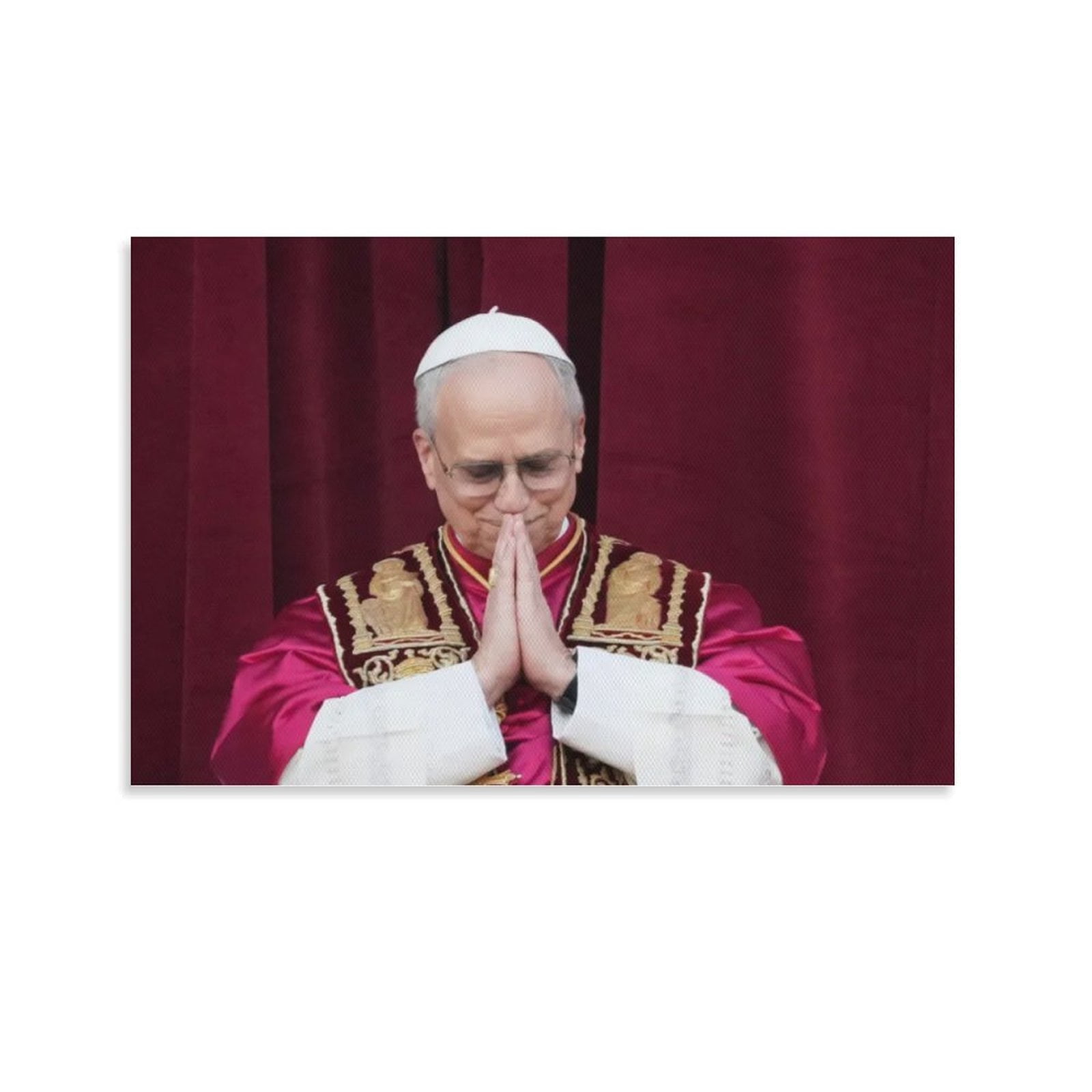 Pope Leo XIV Canvas Painting, Wall Hanging Art, HD Print Wall Artwork ...