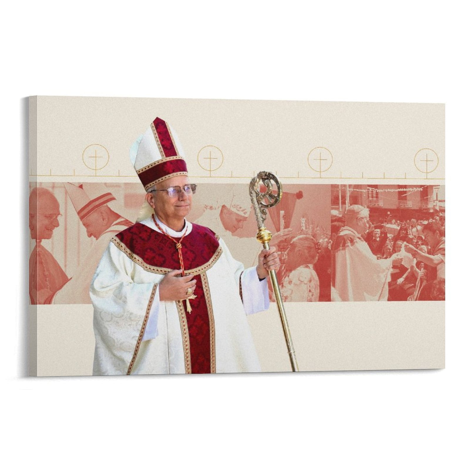 Pope Leo XIV Canvas Painting, Wall Hanging Art, HD Print Wall Artwork ...
