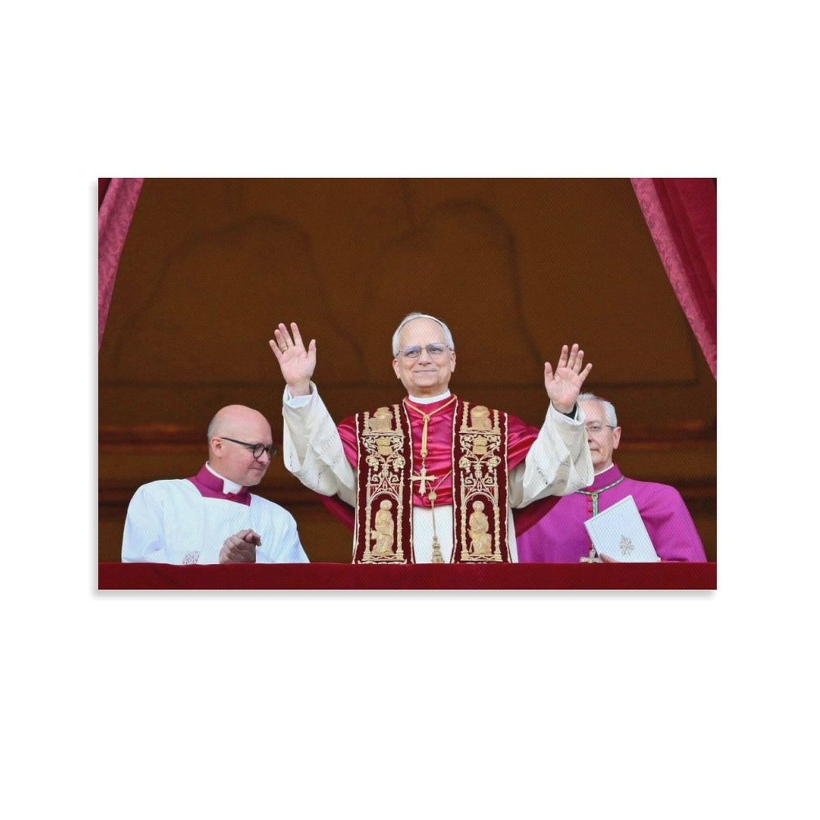 Pope Leo XIV Canvas Painting, Wall Hanging Art, HD Print Wall Artwork ...