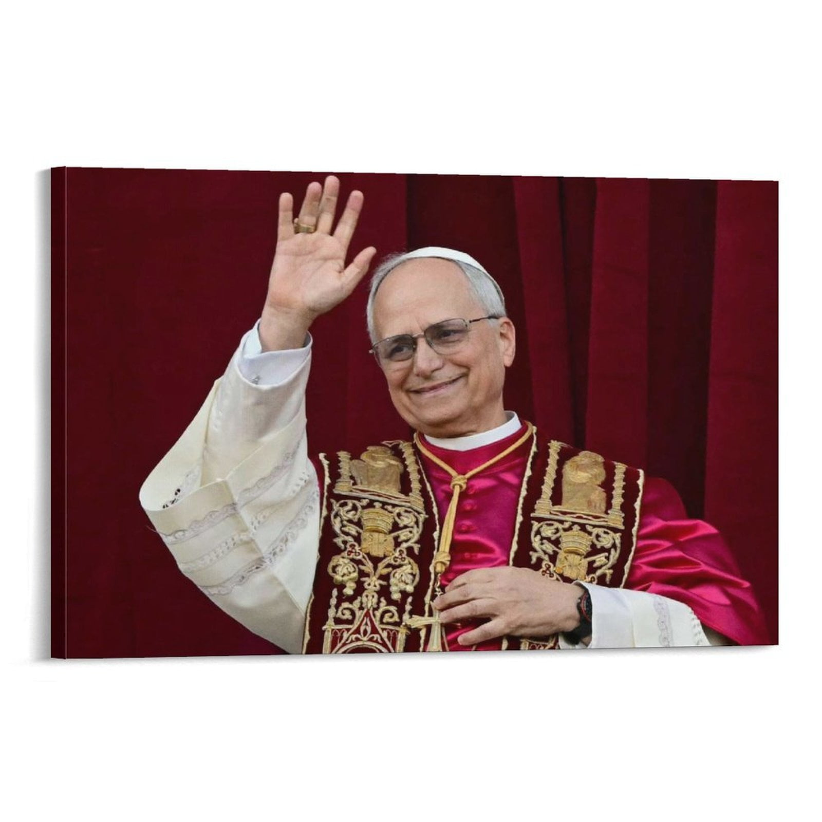 Pope Leo XIV Canvas Painting, Wall Hanging Art, HD Print Wall Artwork ...