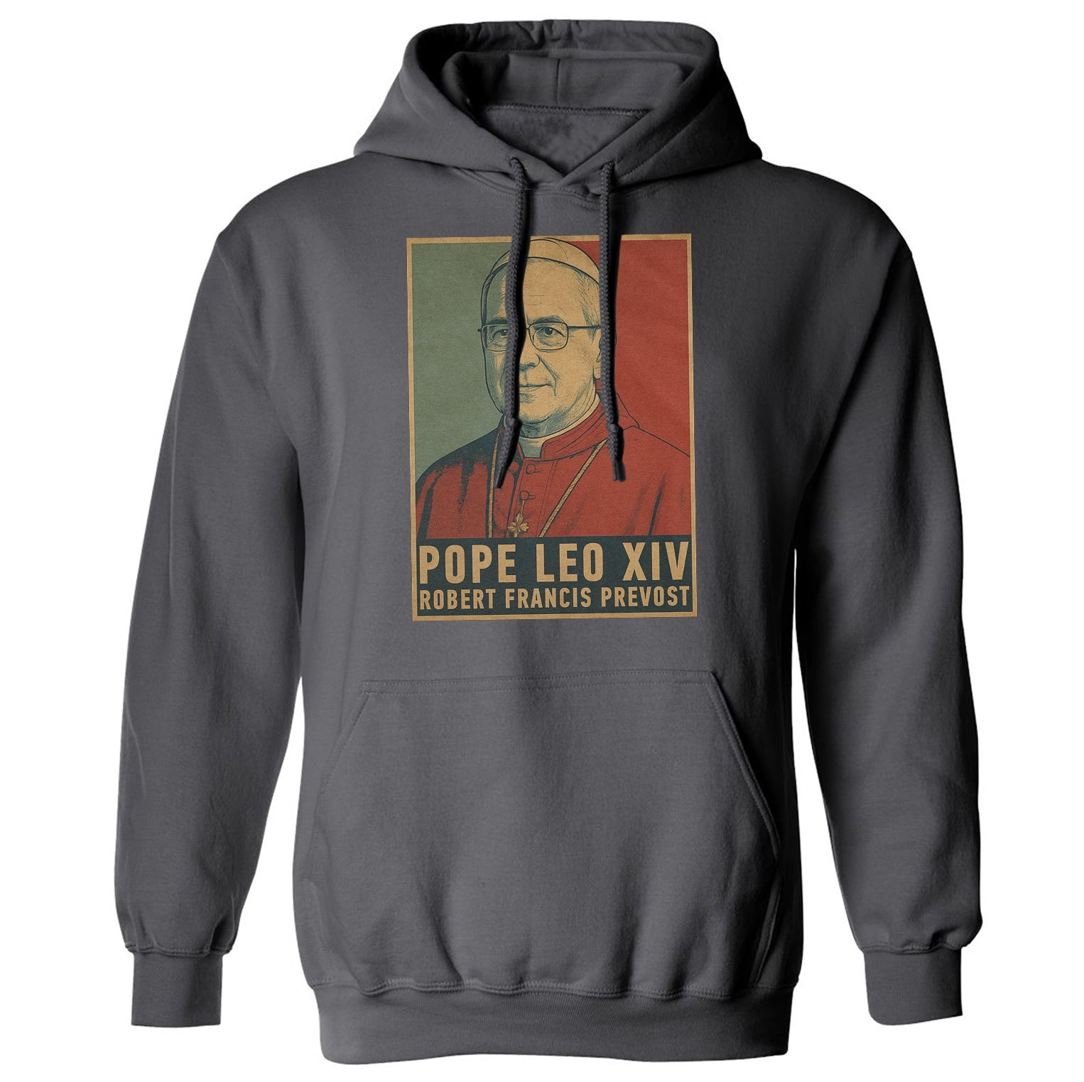 Pope Leo XIV Cardinal Robert Prevost New Pope Unisex Hooded Sweatshirt ...