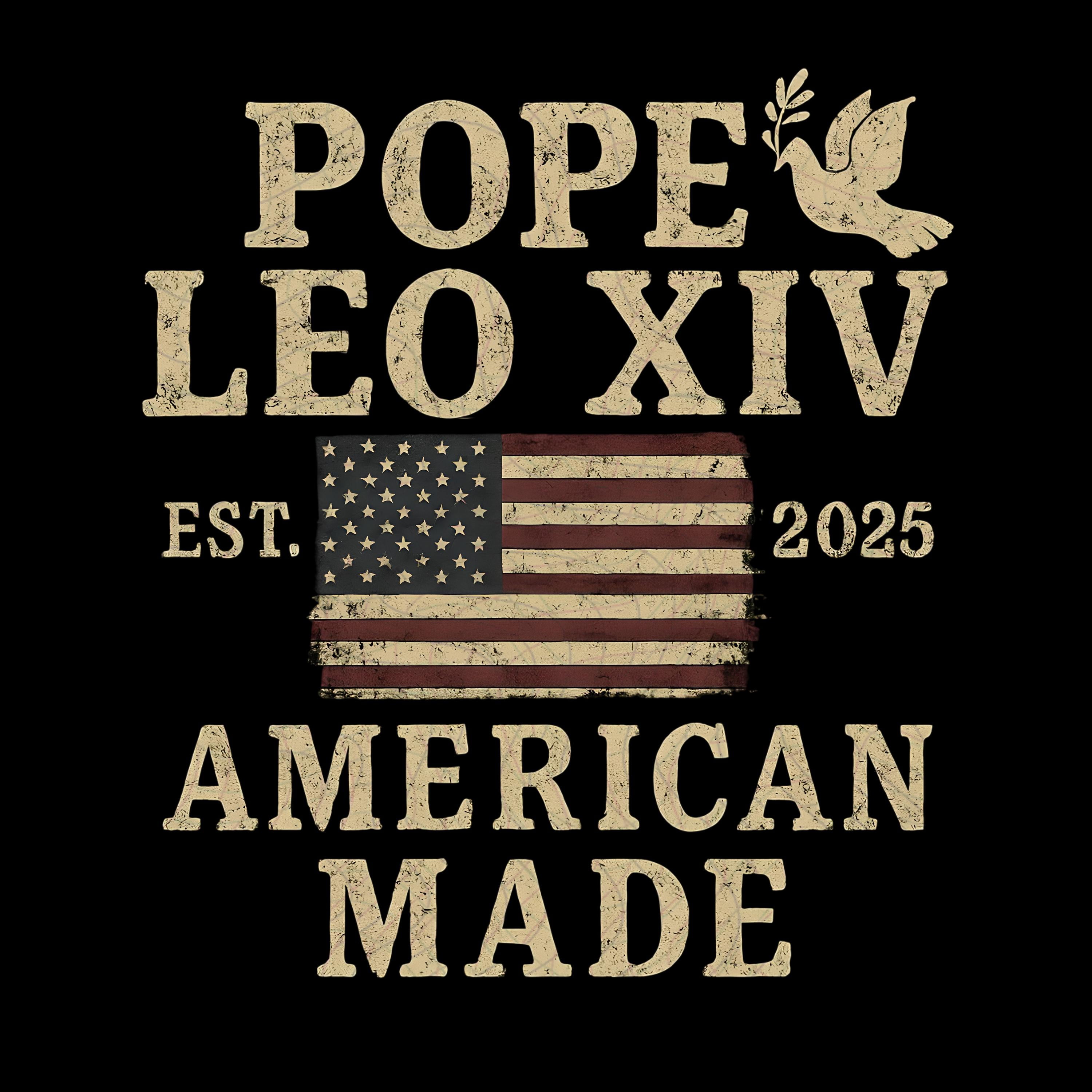 Pope Leo XIV First American Pope Shirt, Retro Cardinal Robert Francis PNG, Robert Prevost Pope ...