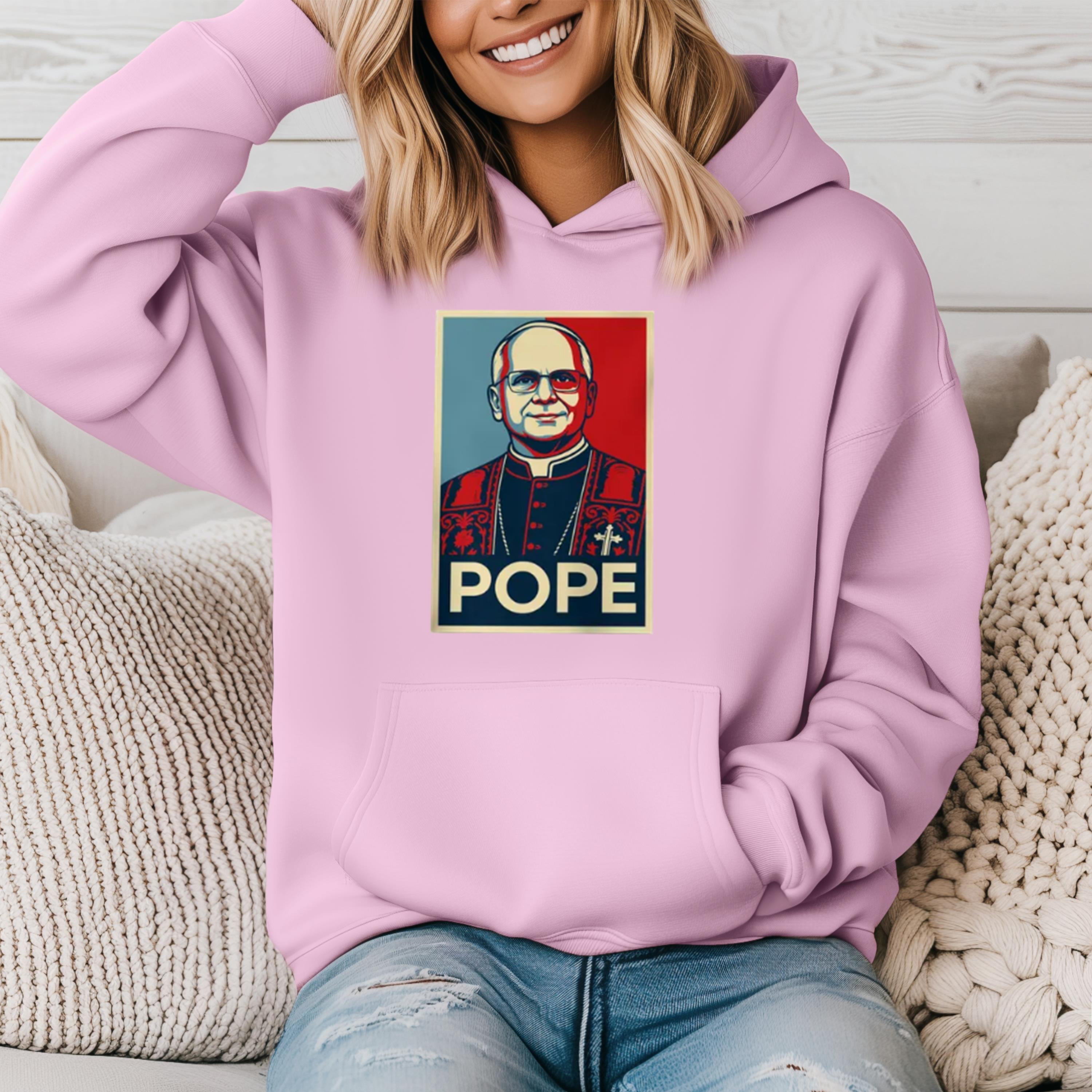 Pope Leo XIV Hoodie Pop Culture Rome Catholic Christian Vatican Style ...