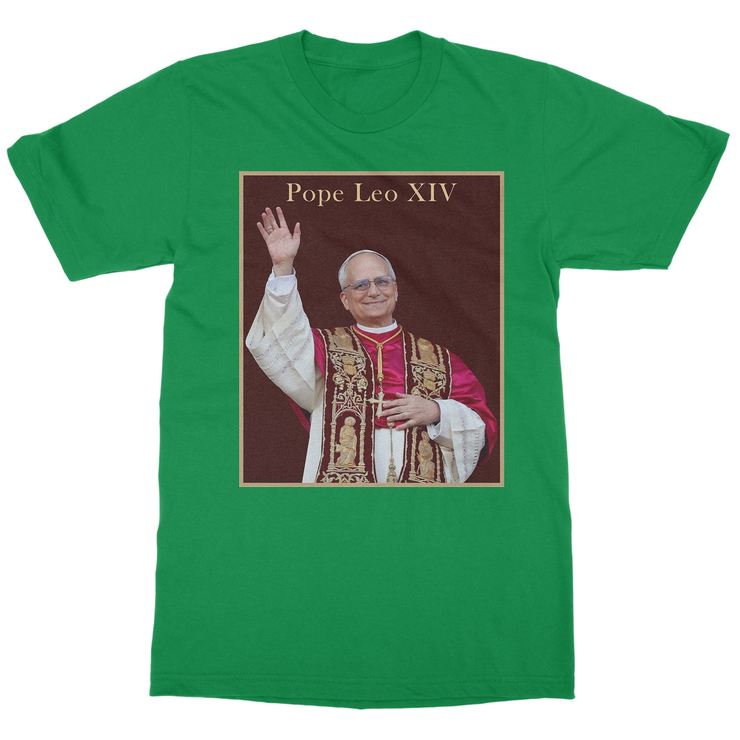 Pope Leo XIV – New Catholic Pope Robert Prevost Unisex T-Shirt (Green ...