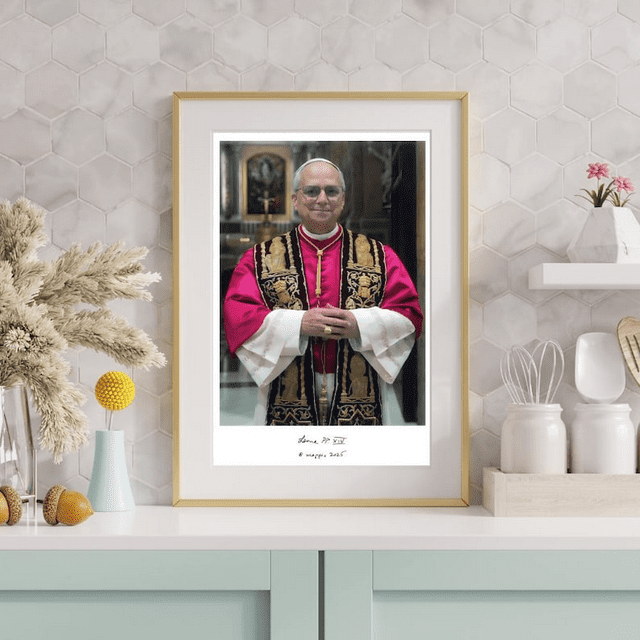 Pope Leo XIV Official Signature - Poster Digital - 4K Full HD Printable ...