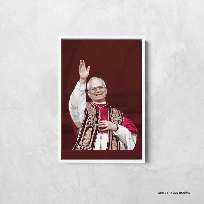 Pope Leo XIV Poster & Canvas, Robert Francis Prevost Print, Catholic ...