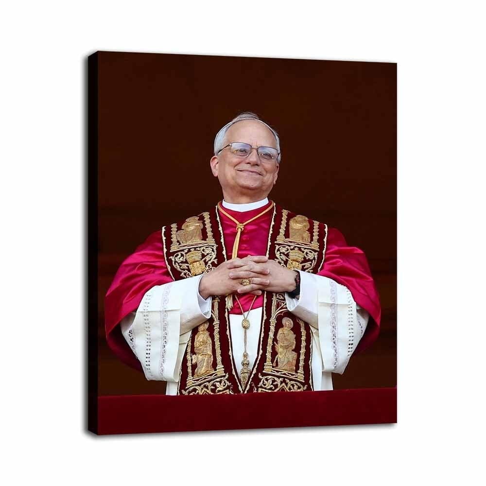 Pope Leo XIV Poster Canvas Wall (1) Art Modern Home Bedroom Living Room ...