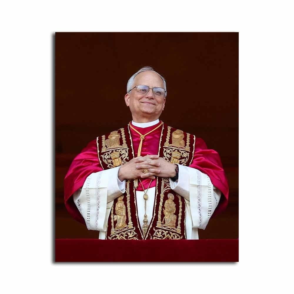 Pope Leo XIV Poster Canvas Wall Art Modern Home Bedroom Living Room ...
