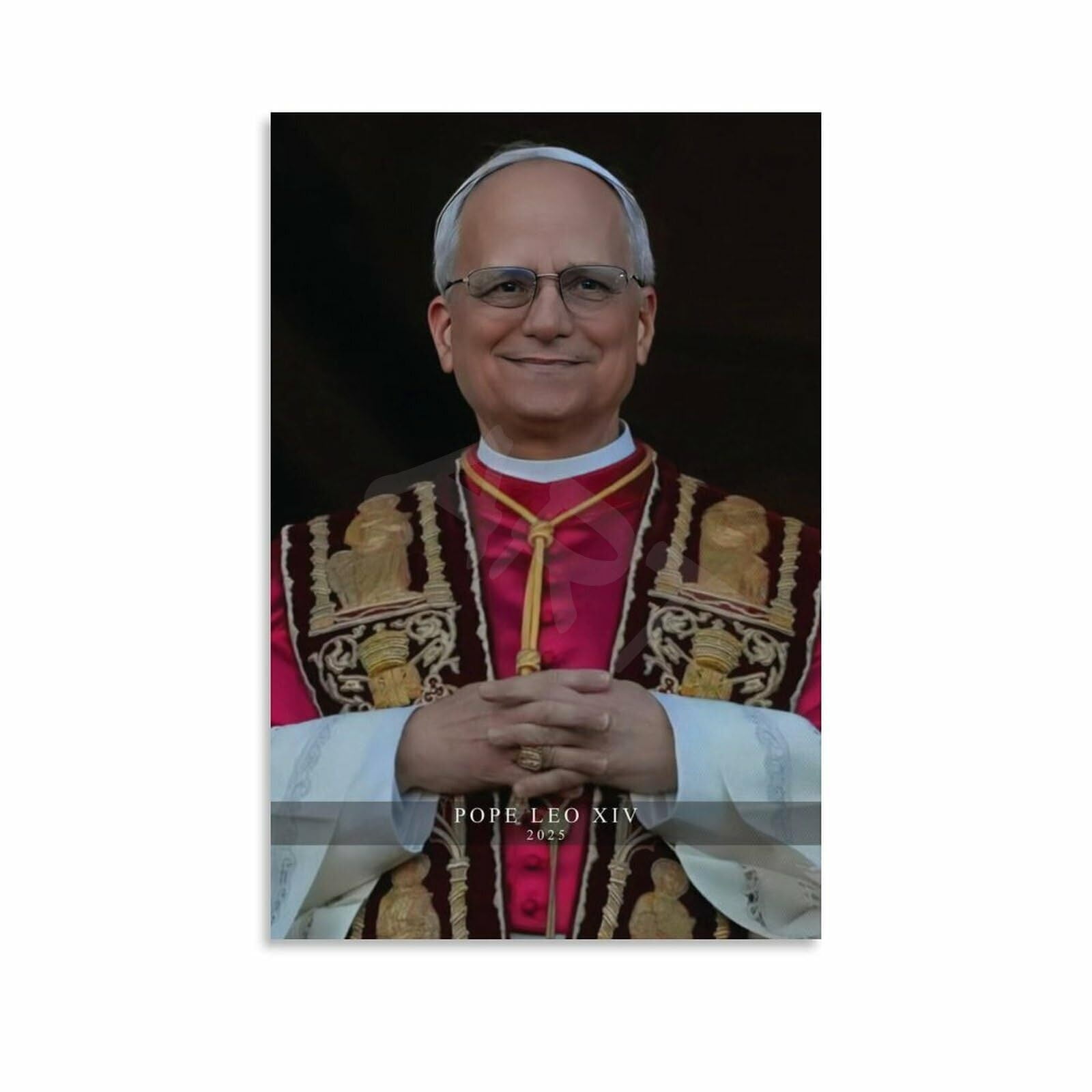 Pope Leo XIV Poster Pope Robert Francis Prevost (4) Canvas for Bedroom ...