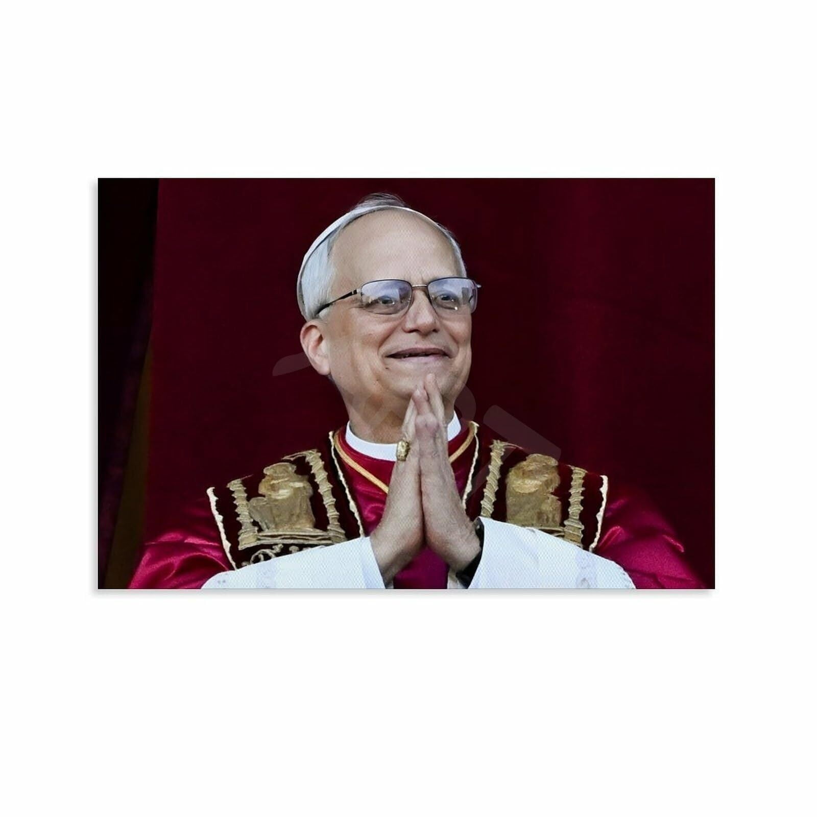 Pope Leo XIV Poster Pope Robert Francis Prevost (6) Canvas for Bedroom ...