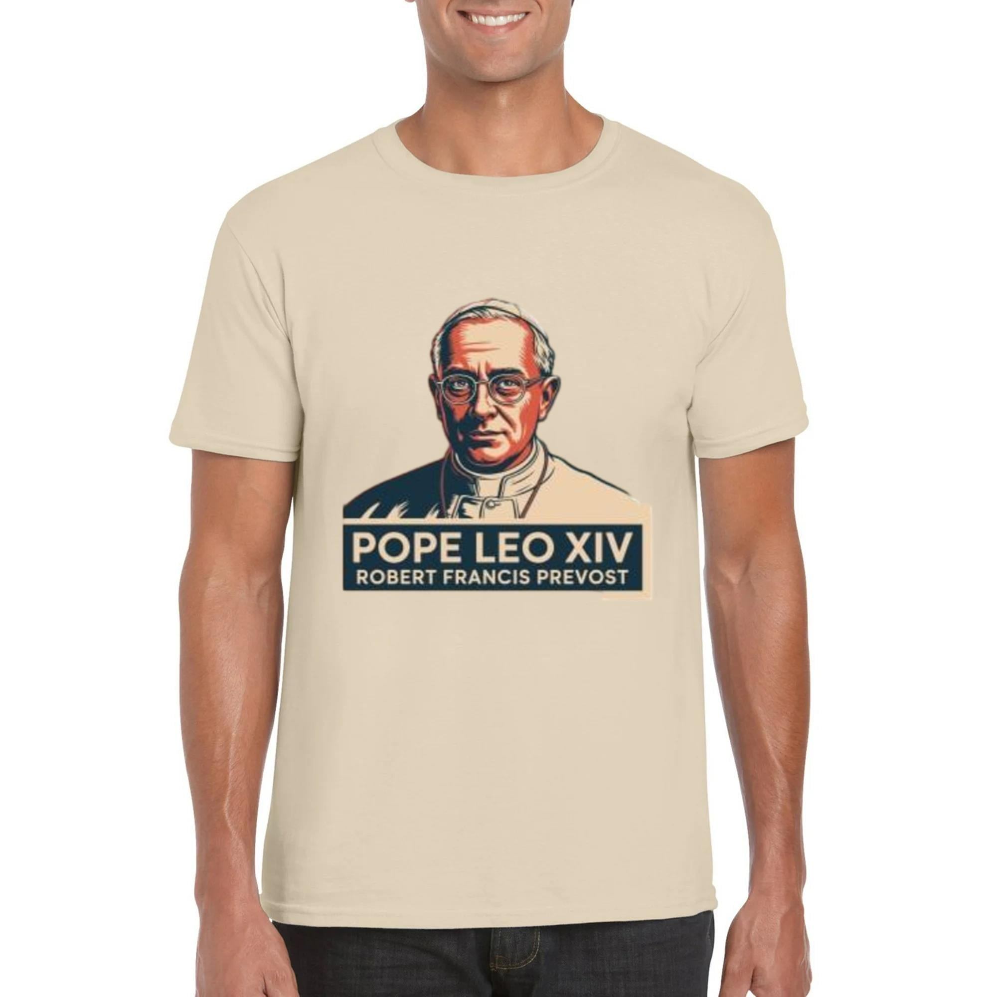 Pope Leo XIV Religious Humor Catholic Leadership Inspired Graphic T ...