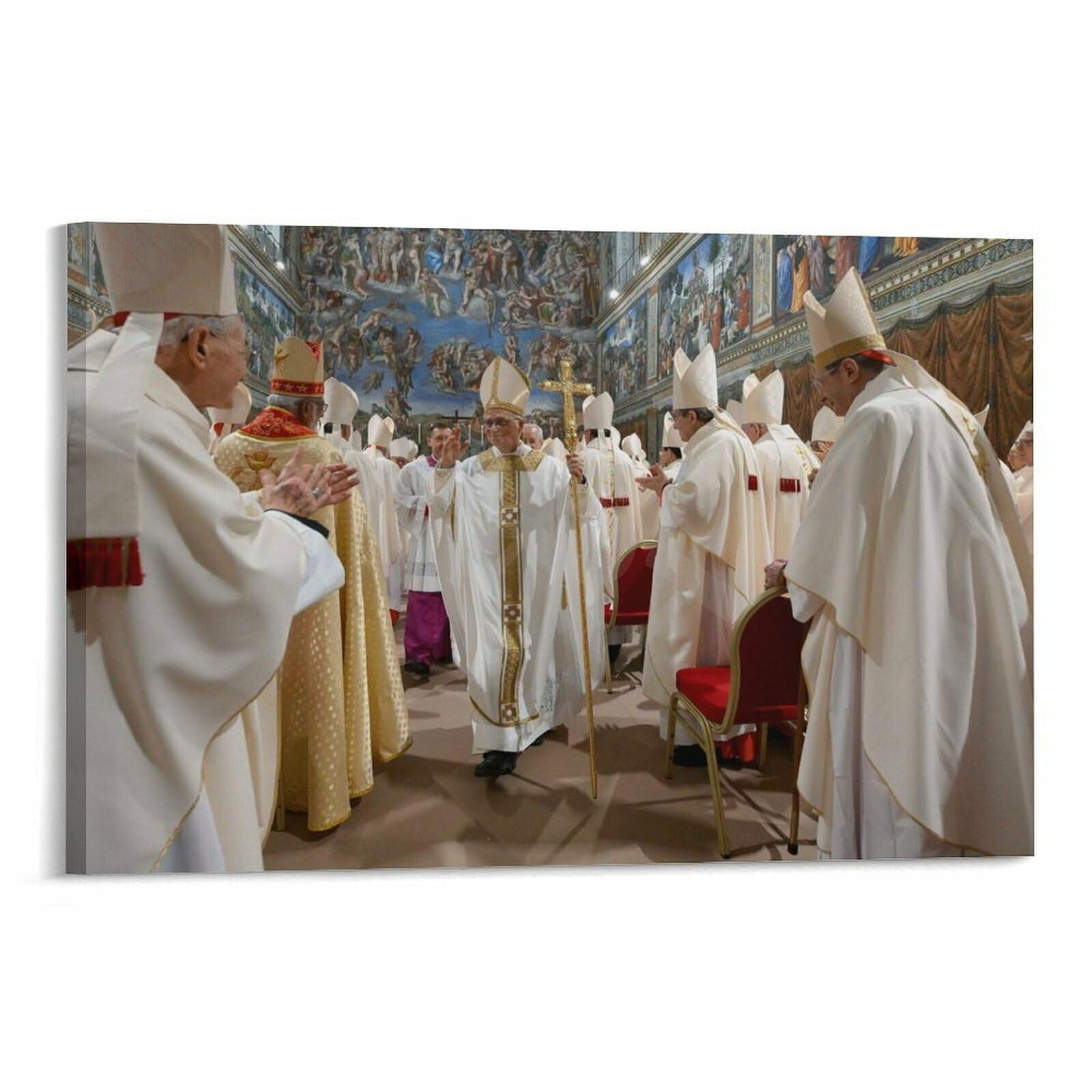 Pope Leo XIV Robert Francis Prevost Poster (16) Canvas Painting for ...
