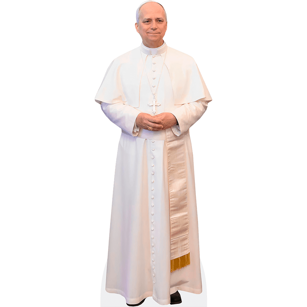Pope Leo XIV (Robes) Mini Size Cutout. Standee. - Walmart.com