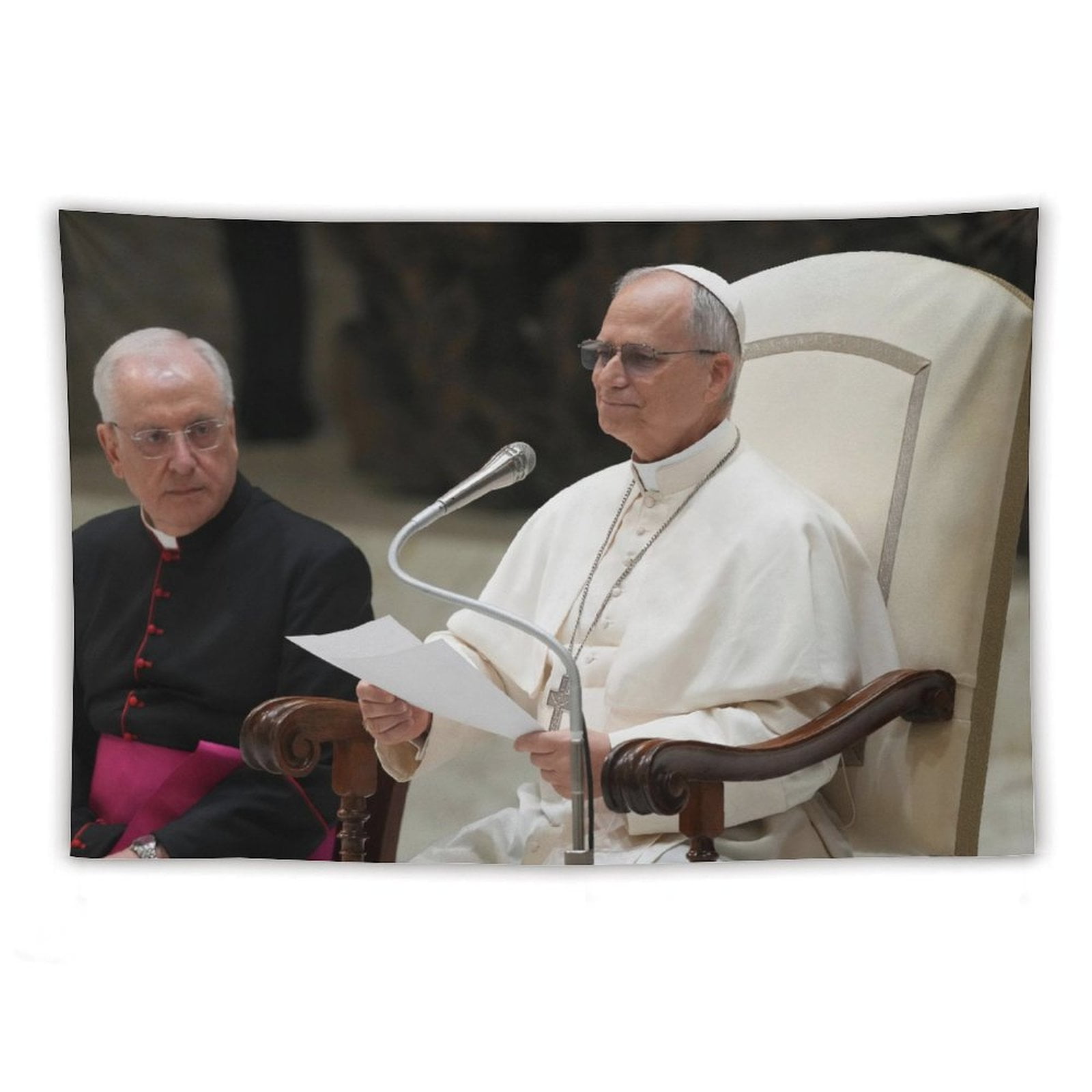 Pope Leo XIV Tapestry Wall Hanging for Bedroom Living Room Dorm, Home ...