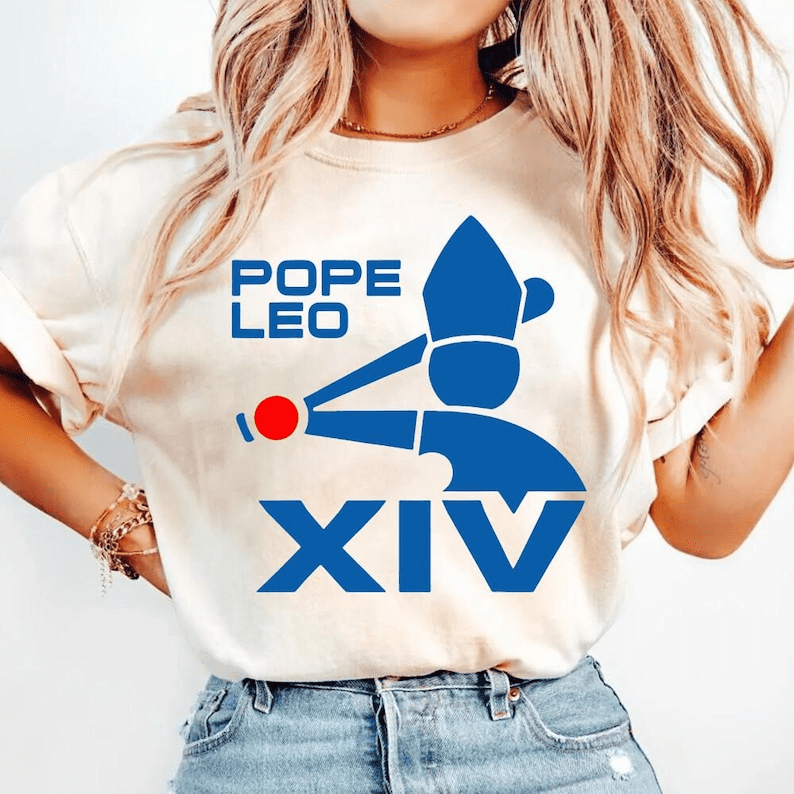 Pope Leo XIV ,da pope, Robert Prevost Pope Leo XIV Chicago, Pope Oversized,Pope Shirt,New Pope ...