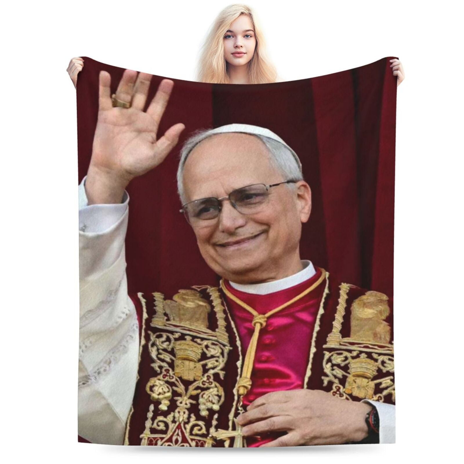 Pope Leo Xiv Blanket, Super Soft Throw Blanket For Bed Sofa Couch, Cozy ...