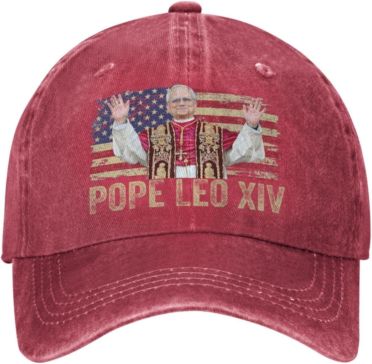Pope Leo Xiv Hats For Women'S Cardinal Robert Prevost Baseball Hats For ...