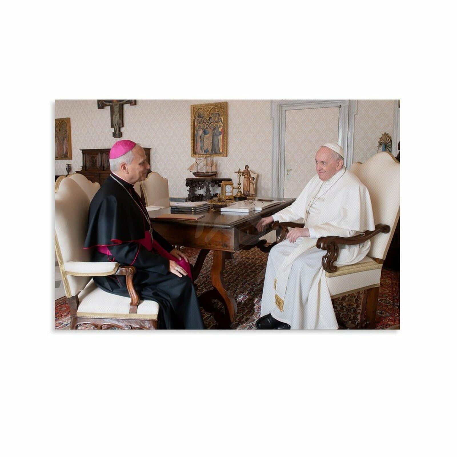 Pope Robert Francis Prevost Poster Pope Leo XIV (7) Canvas Painting for ...