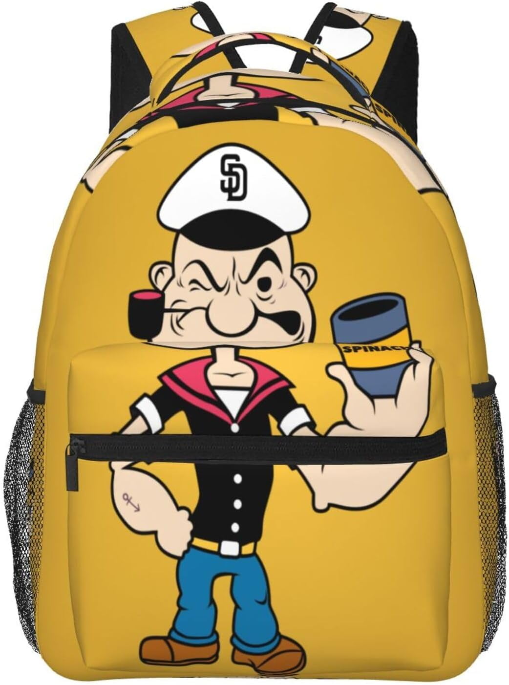 Popeye Backpack Cartoon Backpack Travel Backpacks 3d Printed Casual ...