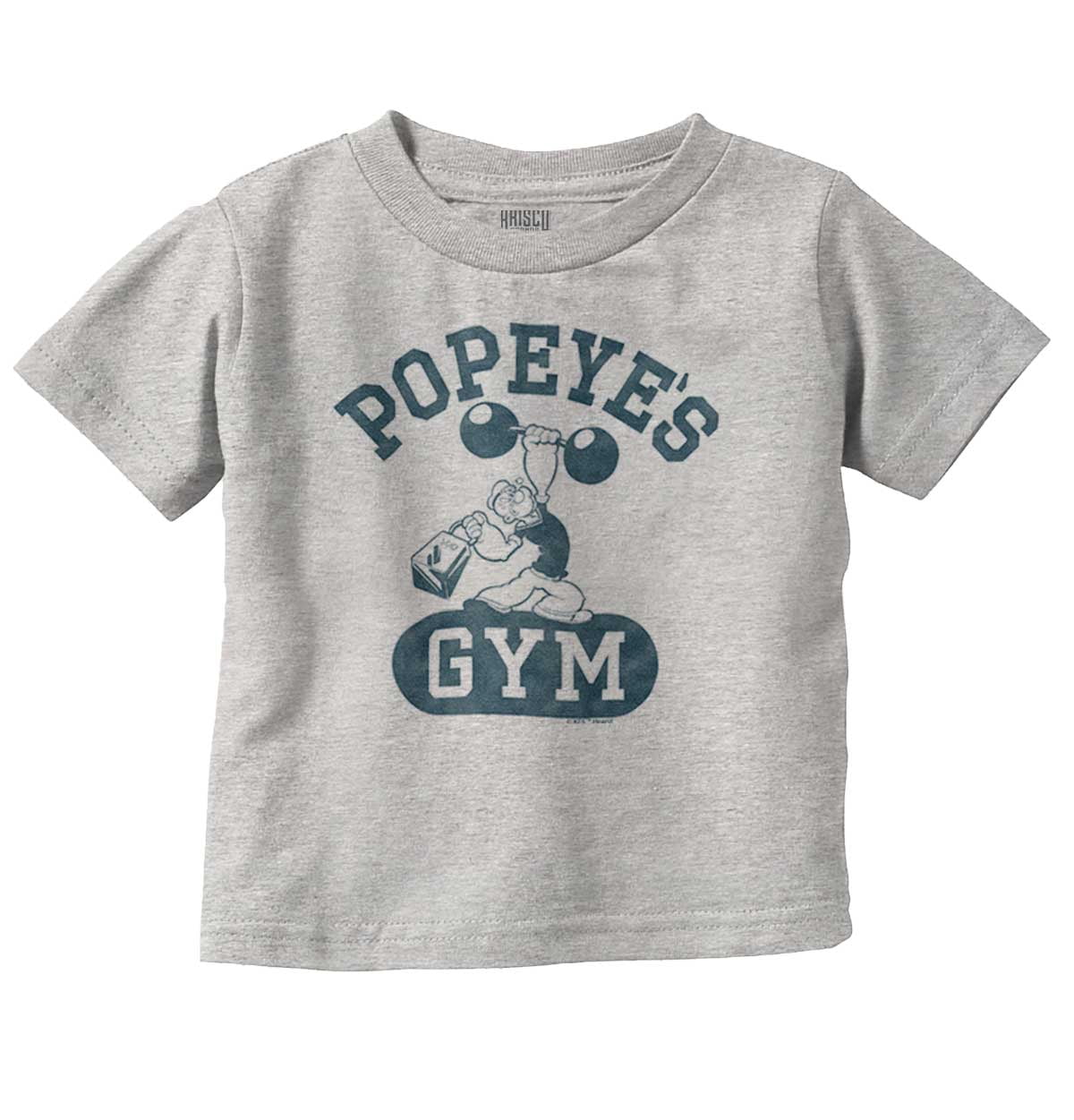 Popeye Body Builder Gym Workout Cool Toddler Boy Girl T Shirt Infant ...