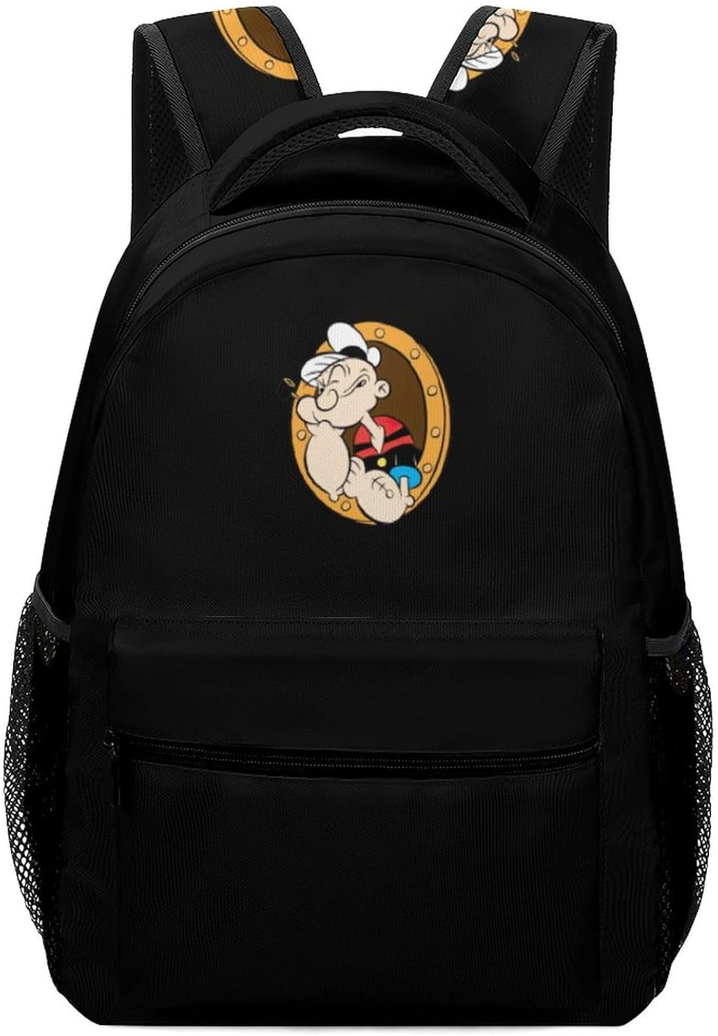 Popeye Cartoon 3d Print Backpack Lightweight Travel Laptop Bag Adults ...