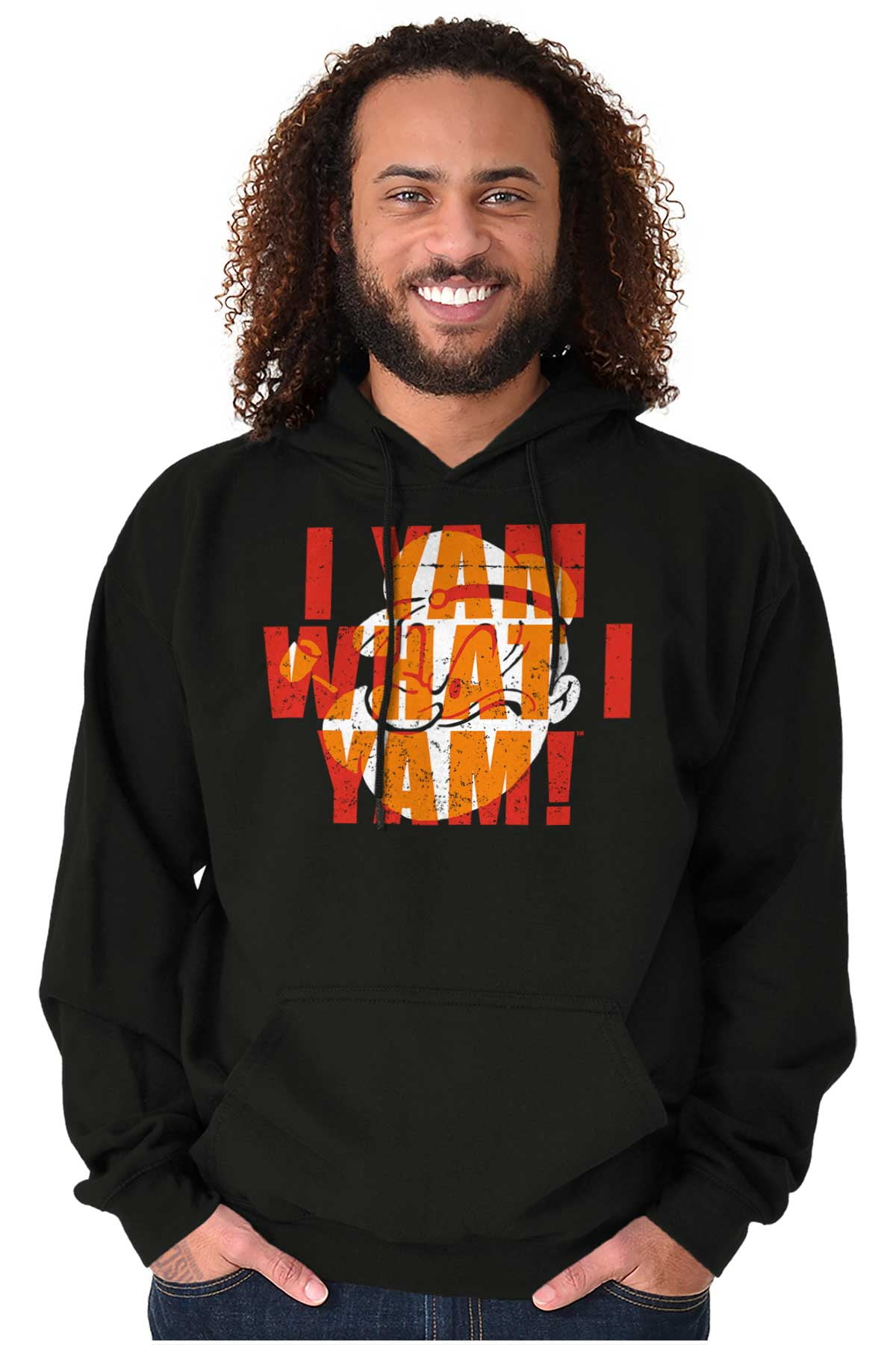 Popeye Catchphrase What I Yam Hoodie Sweatshirt Women Men Brisco Brands ...